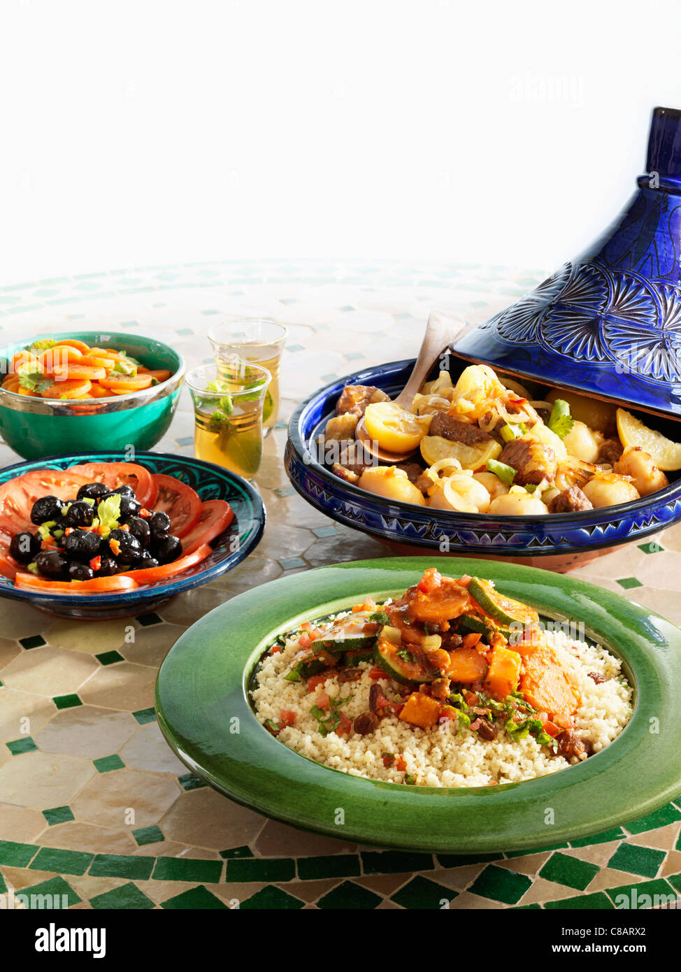 Moroccan mezzes hi-res stock photography and images - Alamy