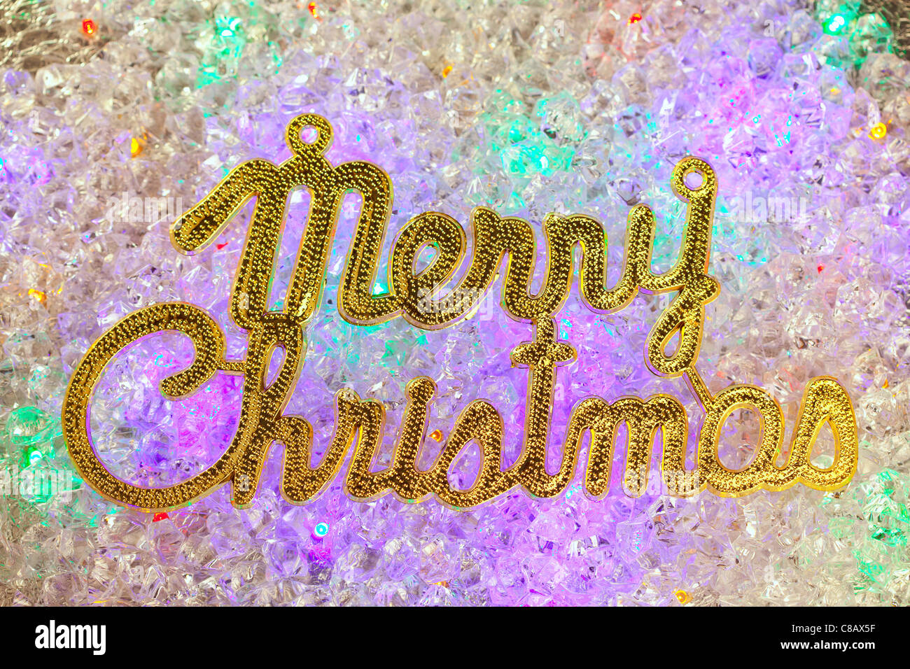 Merry christmas written colorful letters hi-res stock photography and ...