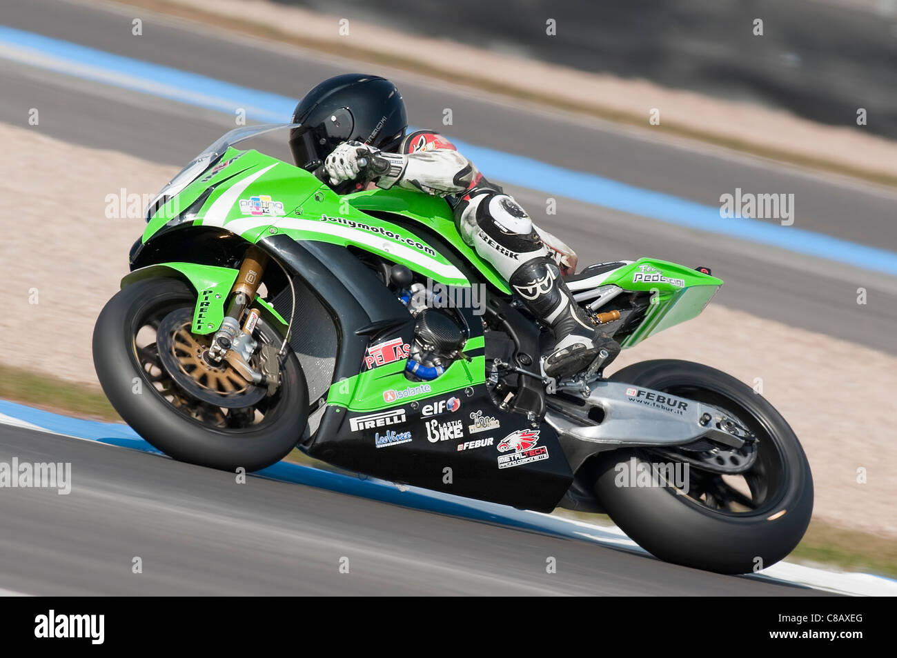 Mark Aitchison, World Superbikes, Donington Park, 2011 Stock Photo - Alamy