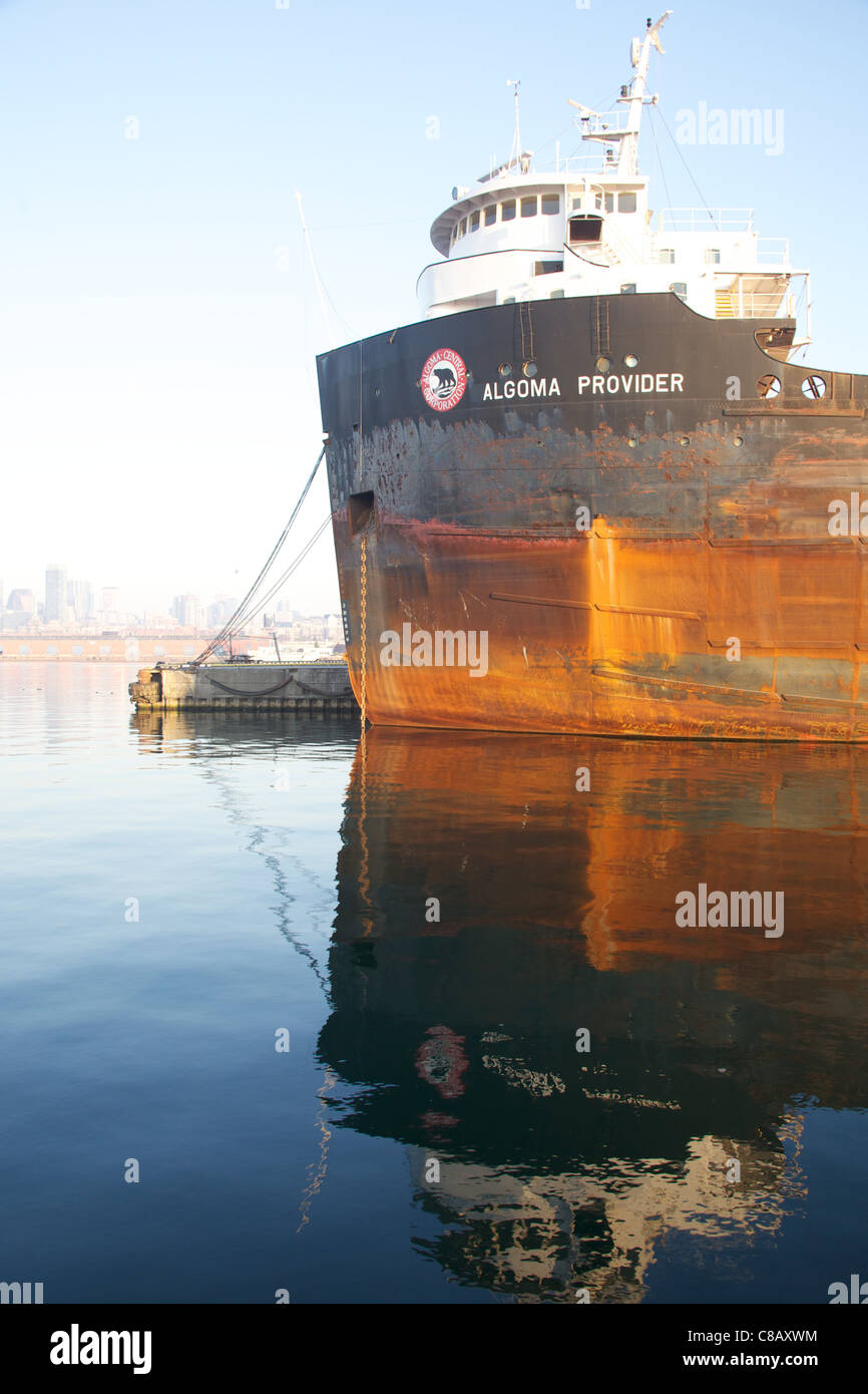 Rusting Ship at Toronto Harbor Stock Photo - Alamy
