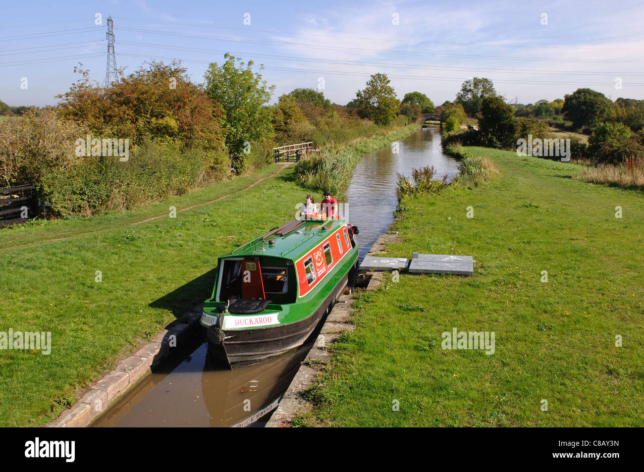 Narrowboat uk ashby canal hi-res stock photography and images - Alamy