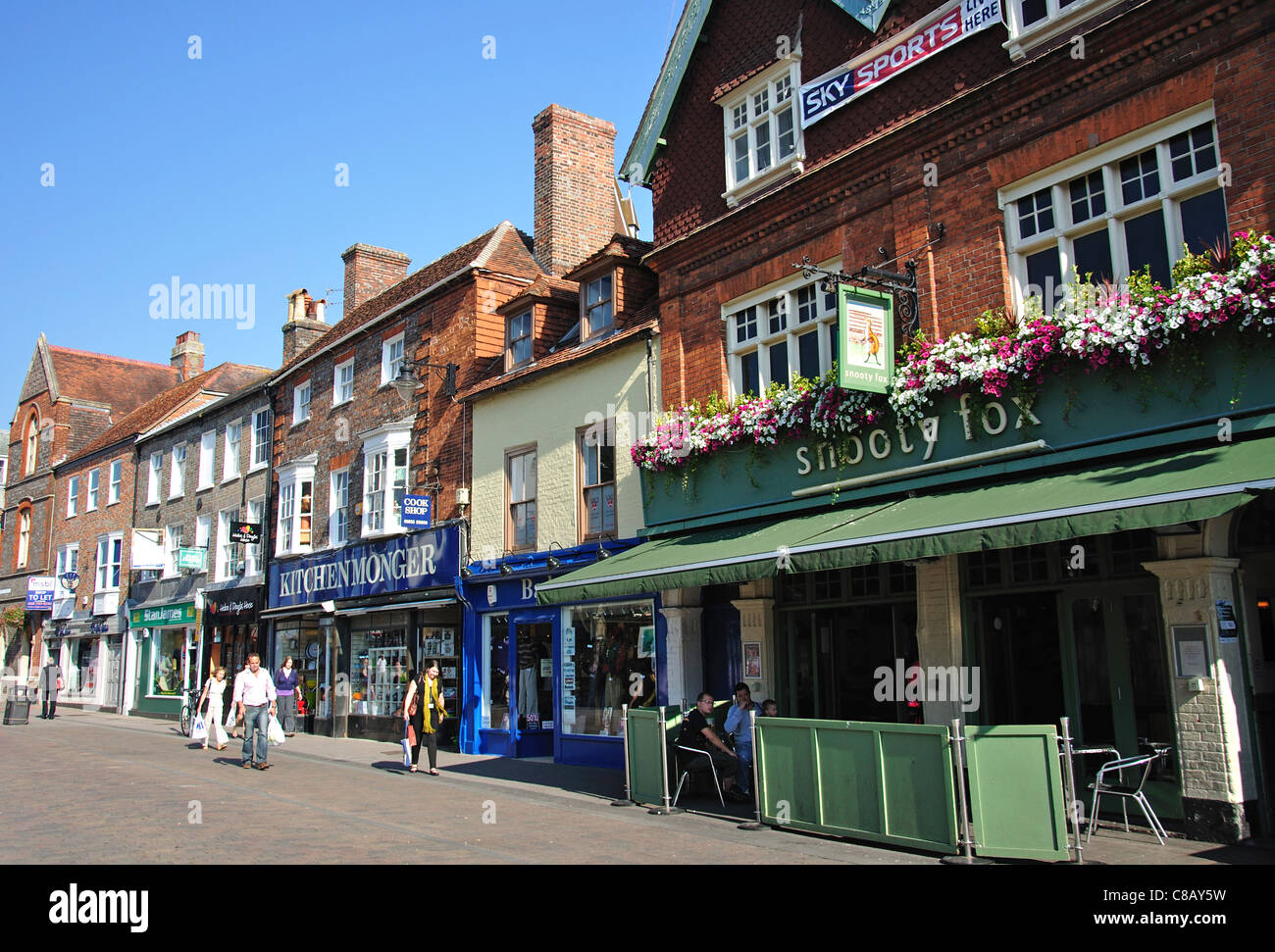 Bartholomew Street, Newbury, Berkshire, England, United Kingdom Stock ...