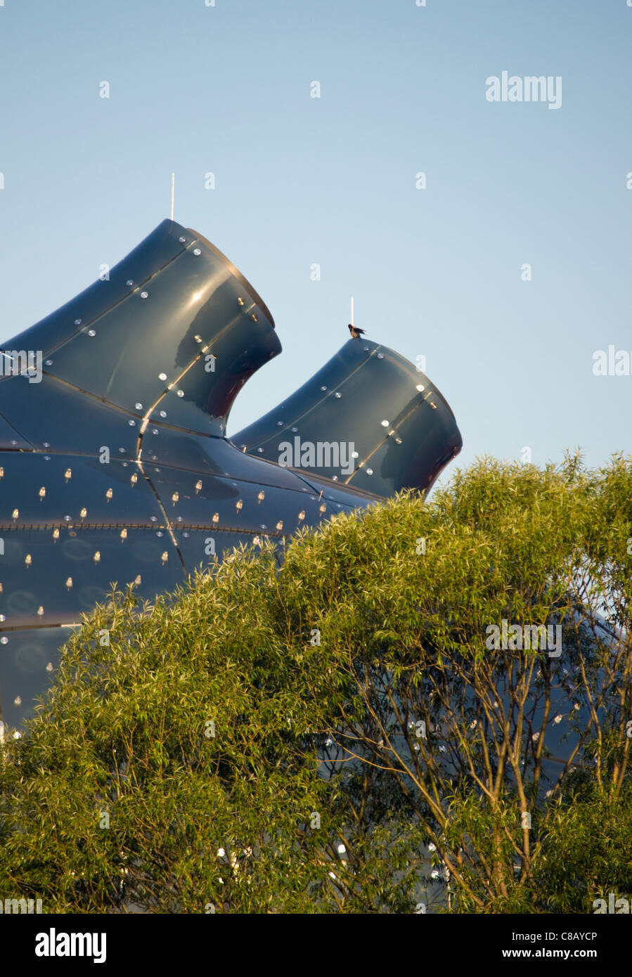 Detail of Outer Skin of Modern Grazer Kunsthaus (Graz Art Museum) by ...