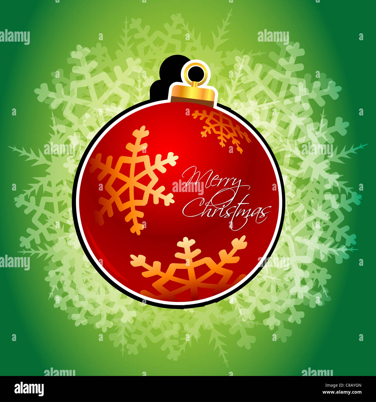 illustration of abstract christmas card Stock Photo - Alamy