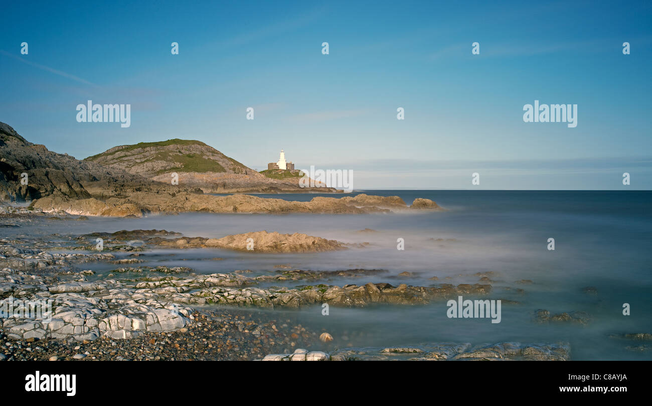 Mumbles lighthouse hi-res stock photography and images - Alamy