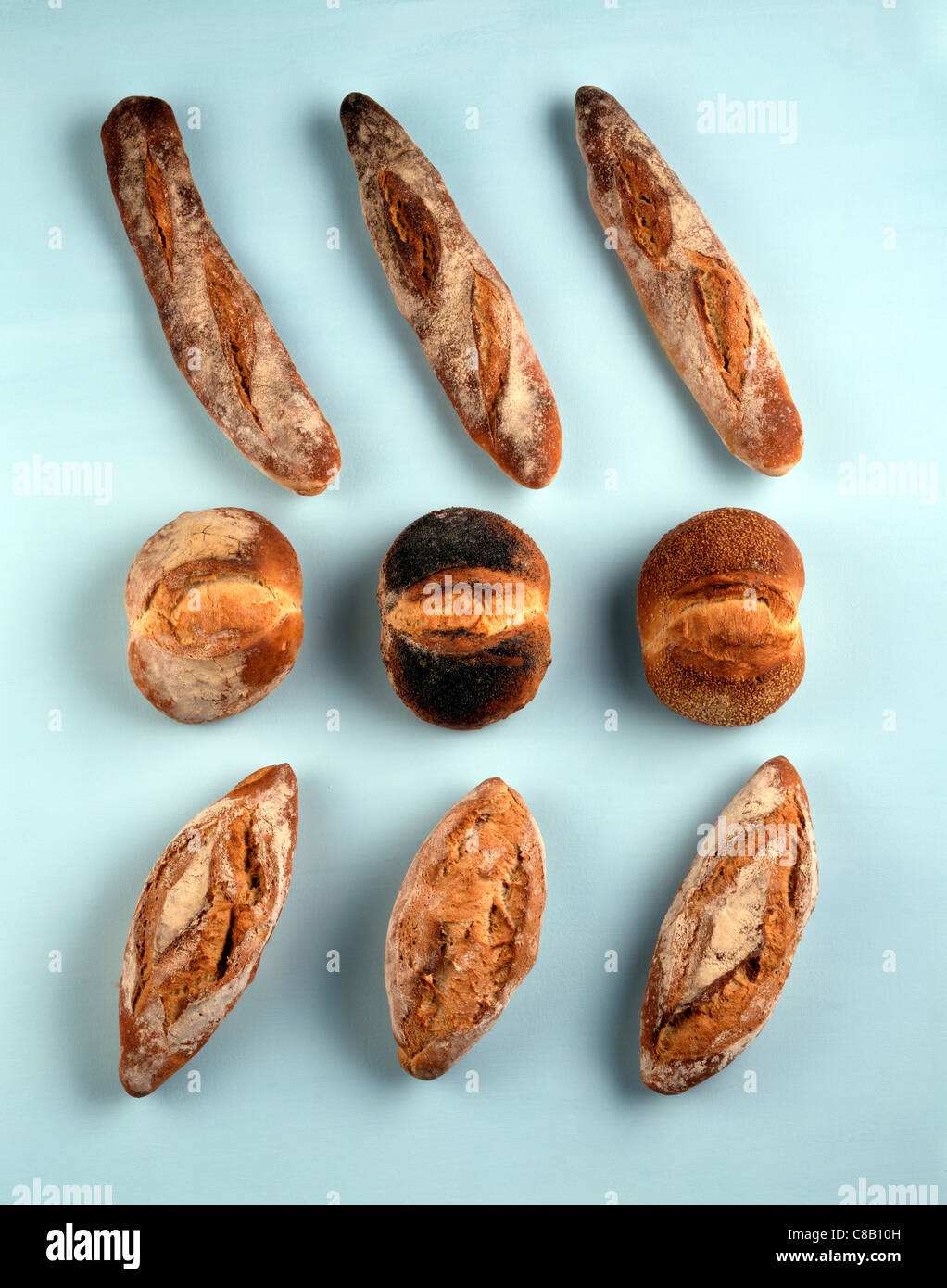 Selection of bread Stock Photo - Alamy