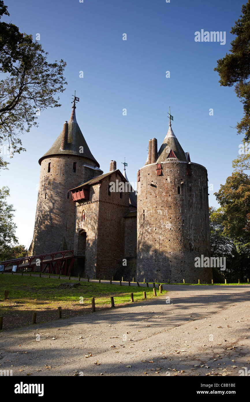 Castell castle coch hi-res stock photography and images - Alamy