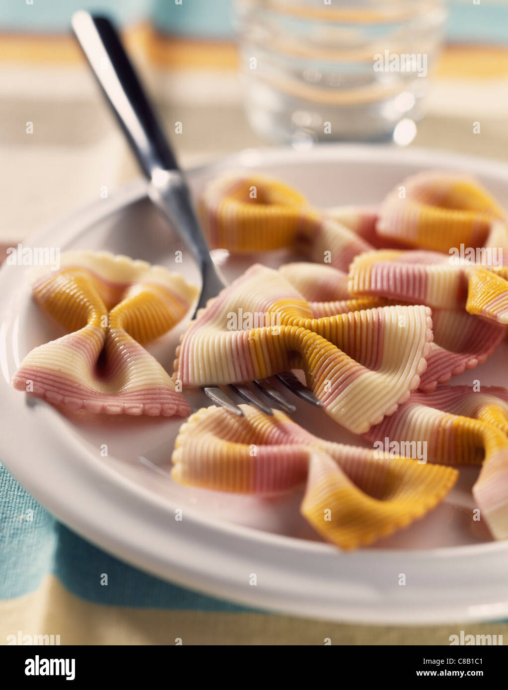 Fancy colored pasta Stock Photo - Alamy