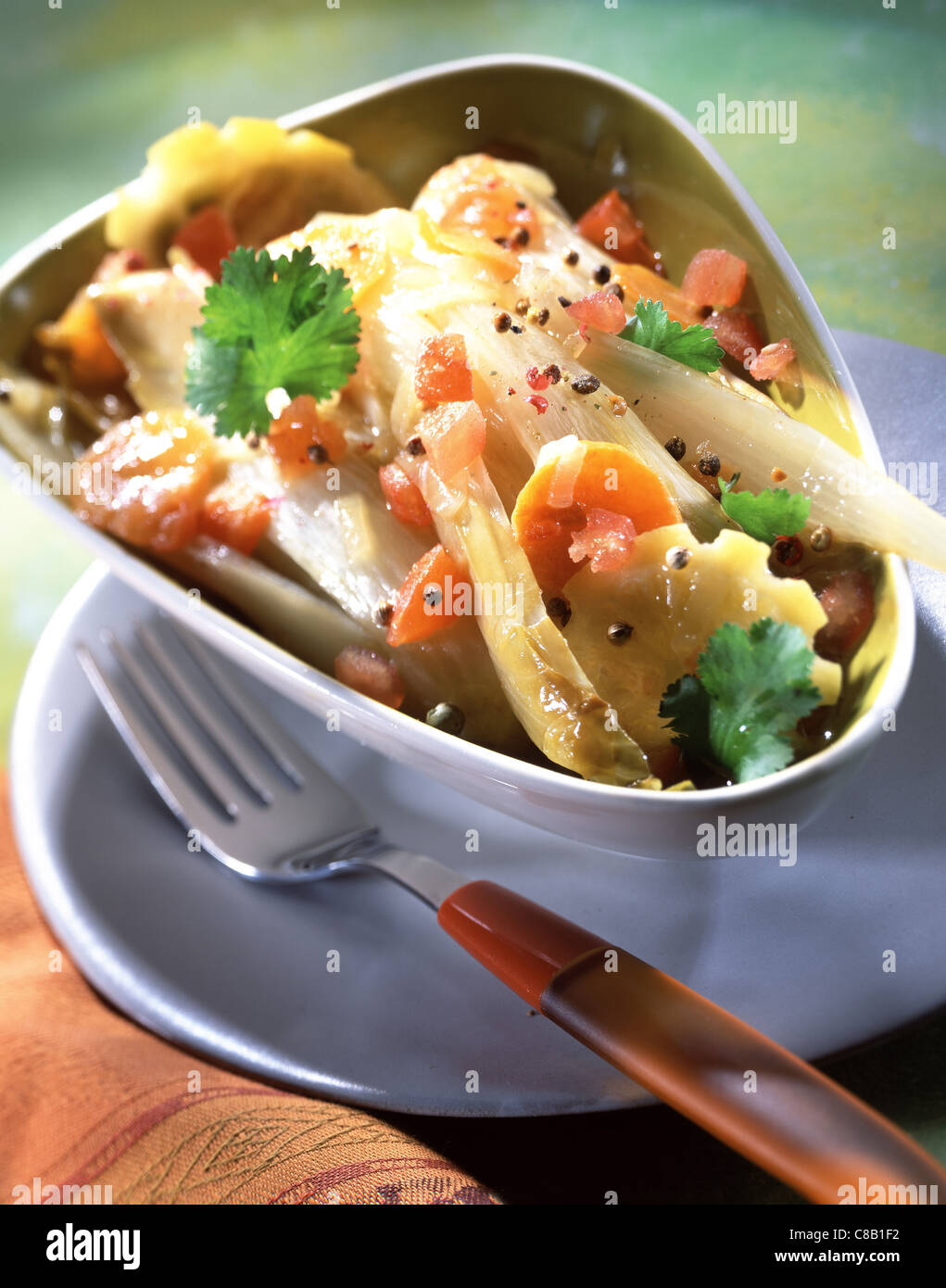 greek-style preserved french chicory Stock Photo - Alamy