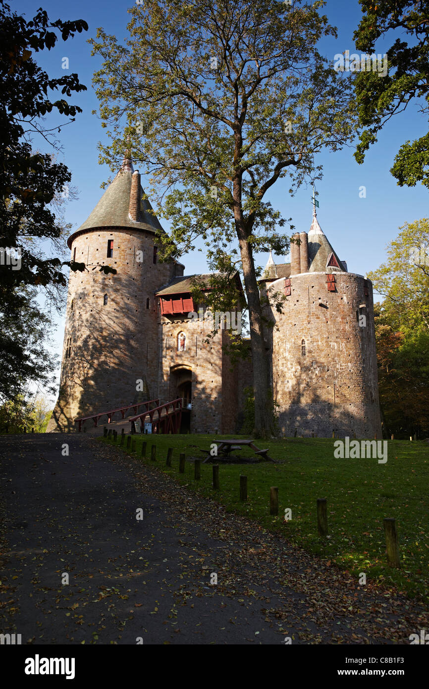 Castell castle coch hi-res stock photography and images - Alamy