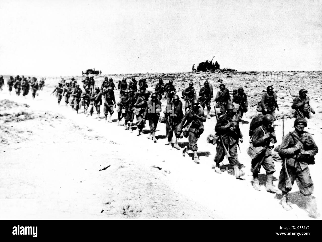 Voluntary Italian troops to the front,the Spanish Civil War,1936 Stock ...