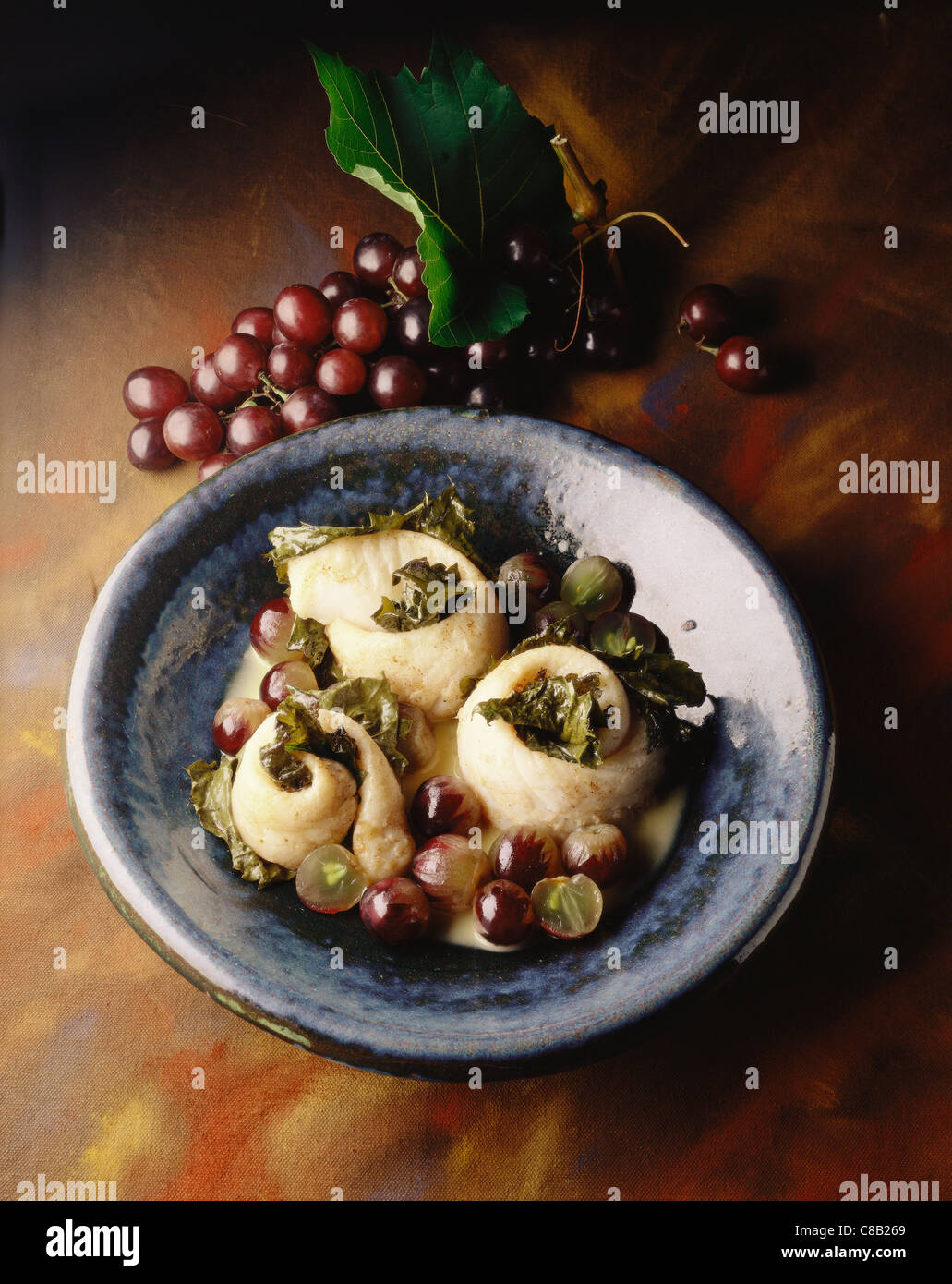 sole and grape rolls Stock Photo - Alamy