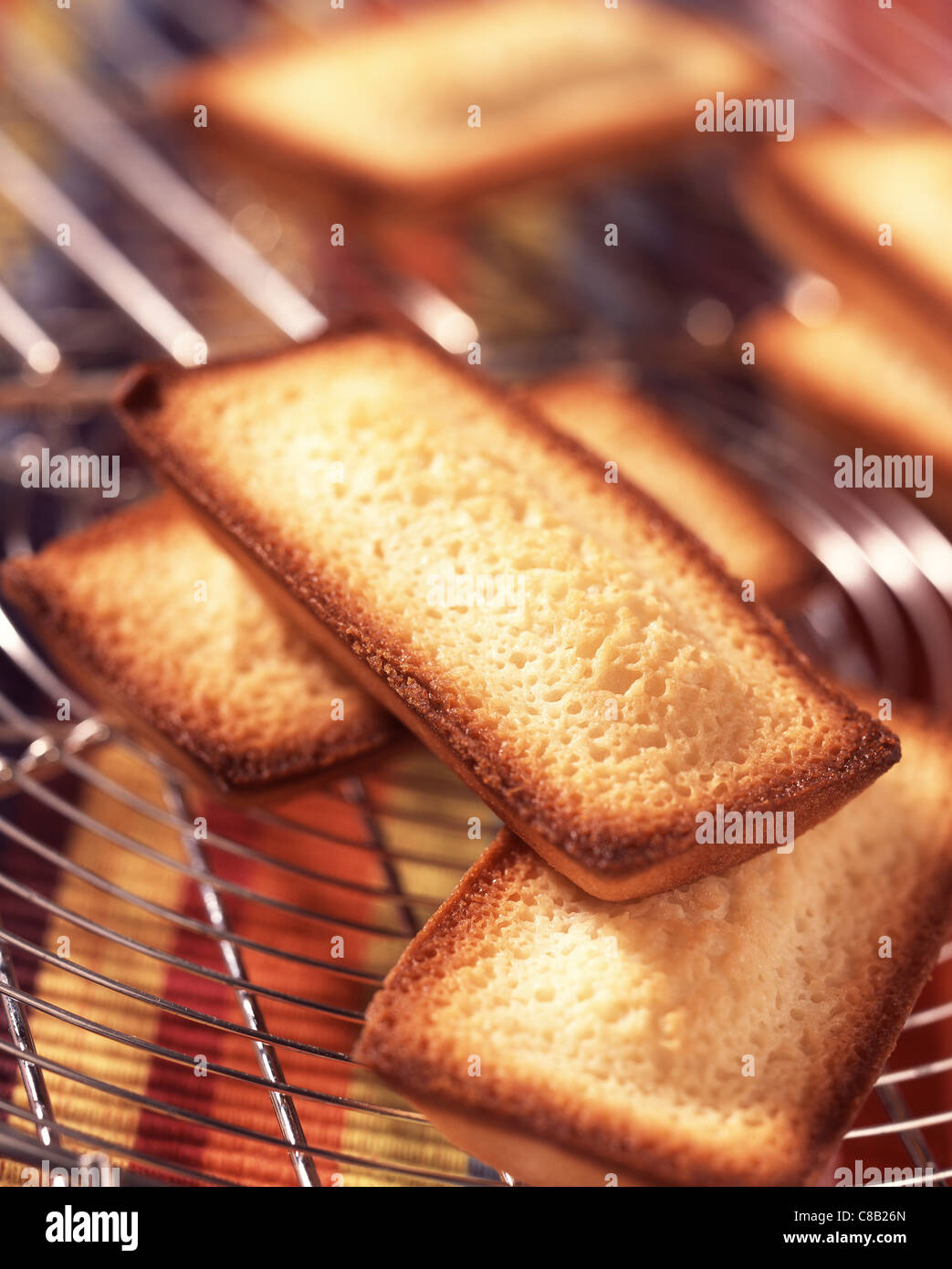 Financier biscuit sponge cakes Stock Photo - Alamy