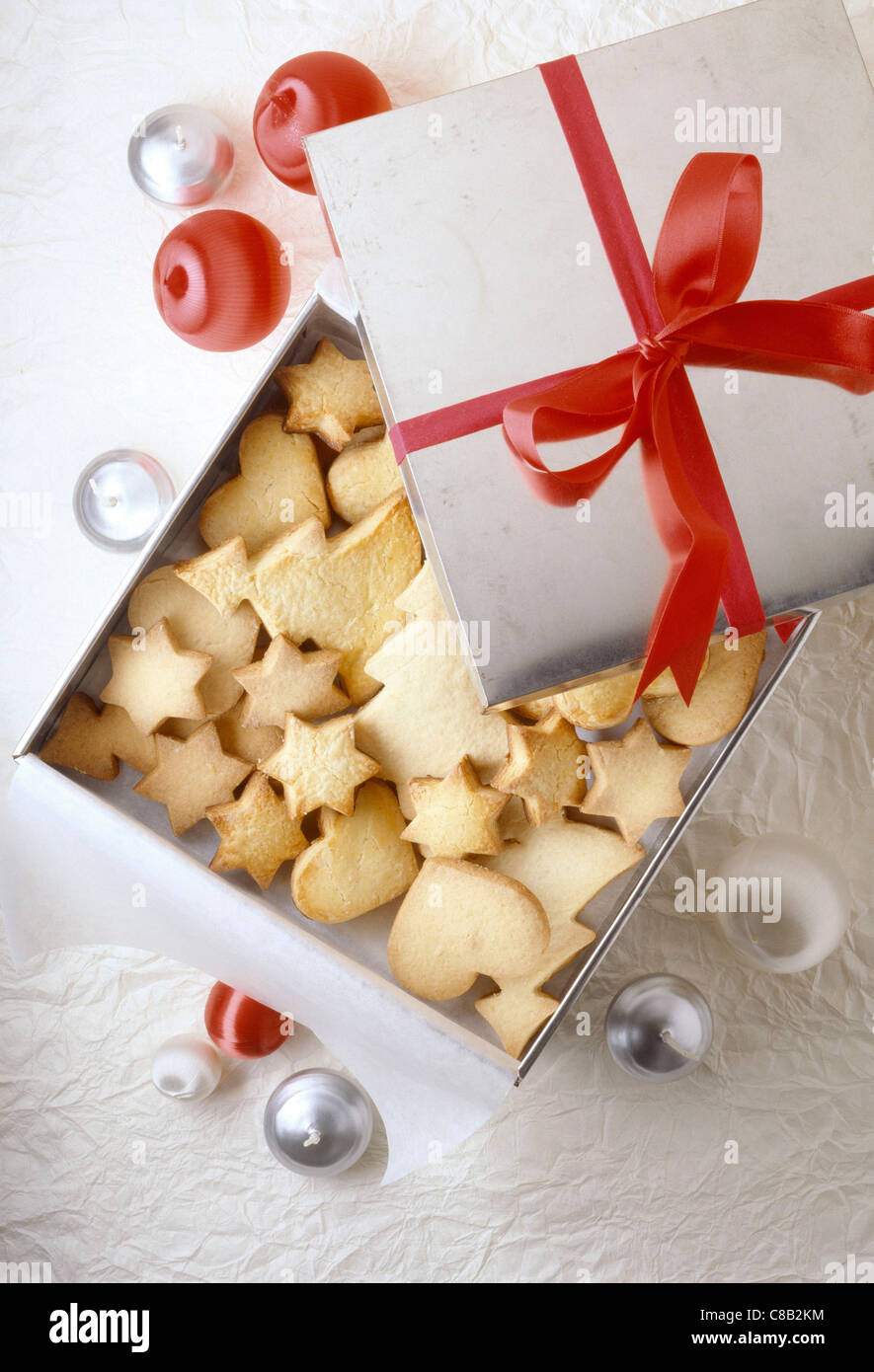 bite-sized shortbread cookies Stock Photo - Alamy