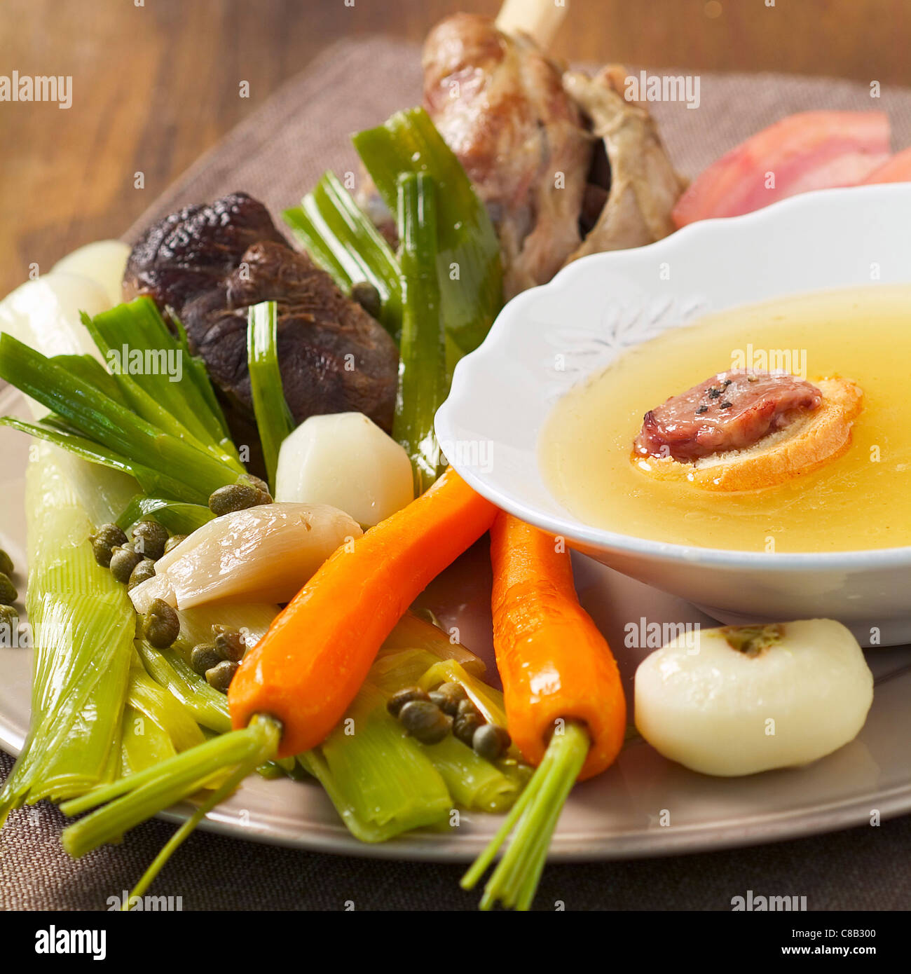 Provençal beef and vegetable stew Stock Photo - Alamy