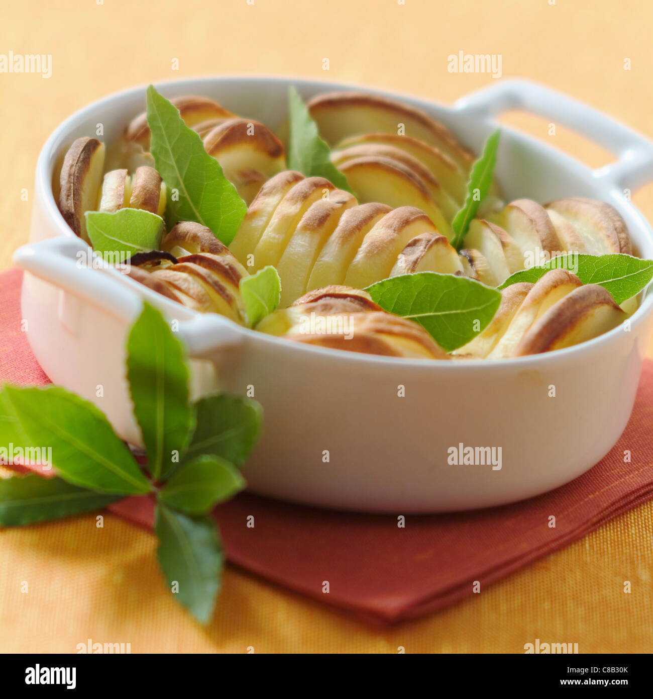 Tian sliced potato bake Stock Photo - Alamy