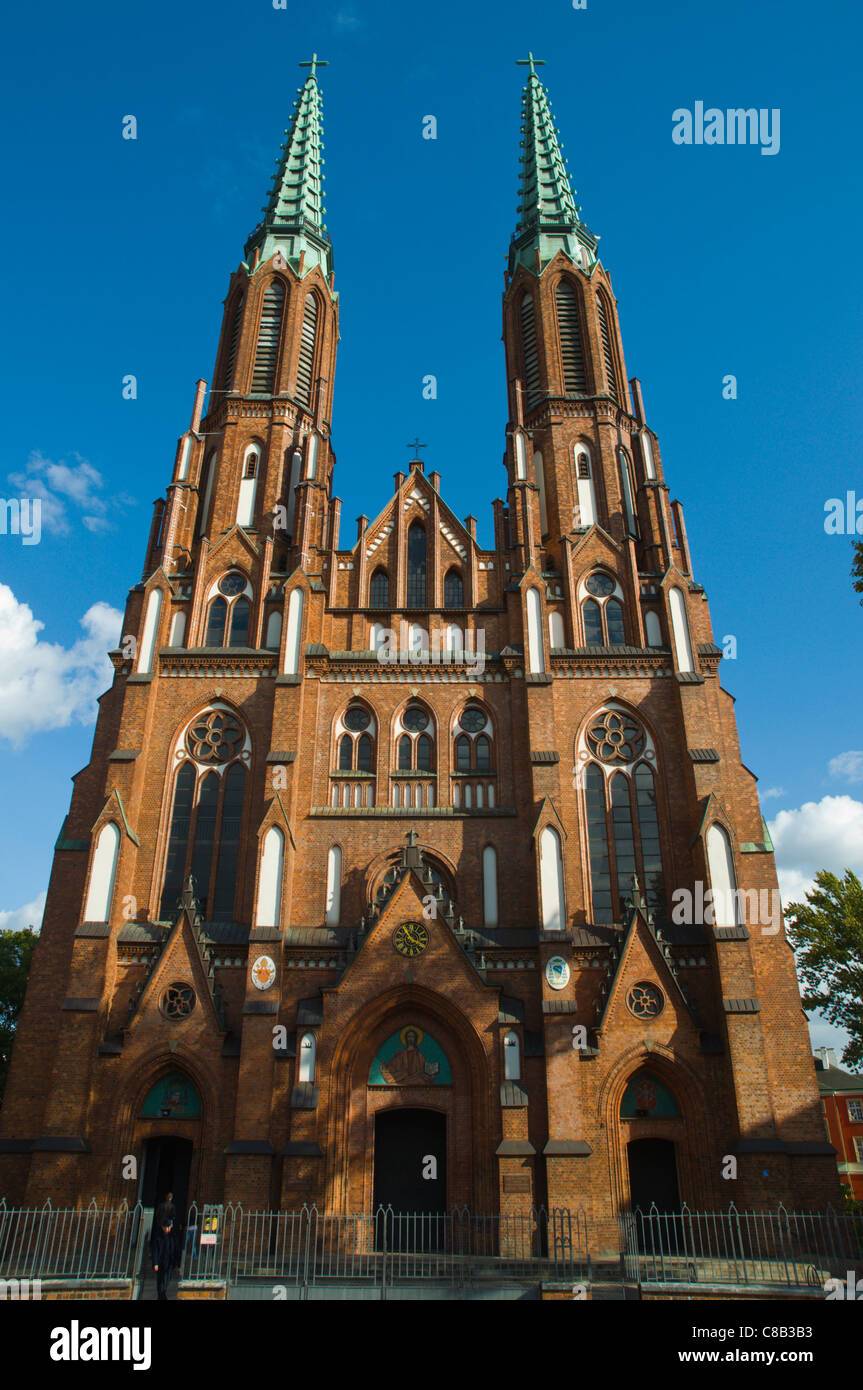 St Florian protestant church (1904) in Gothic revival style Praga ...