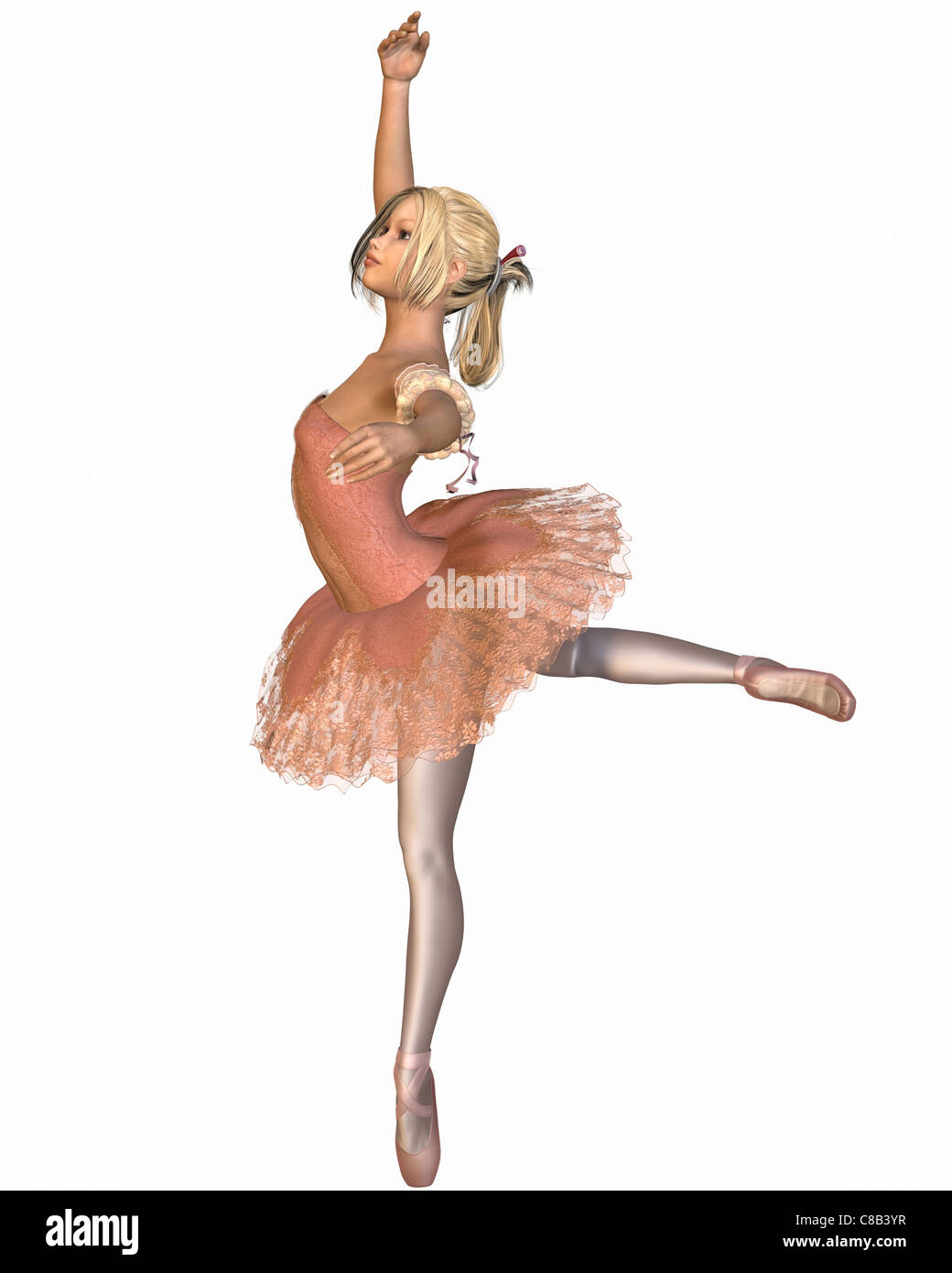 Ballet Performance - Attitude Pose Stock Photo - Alamy