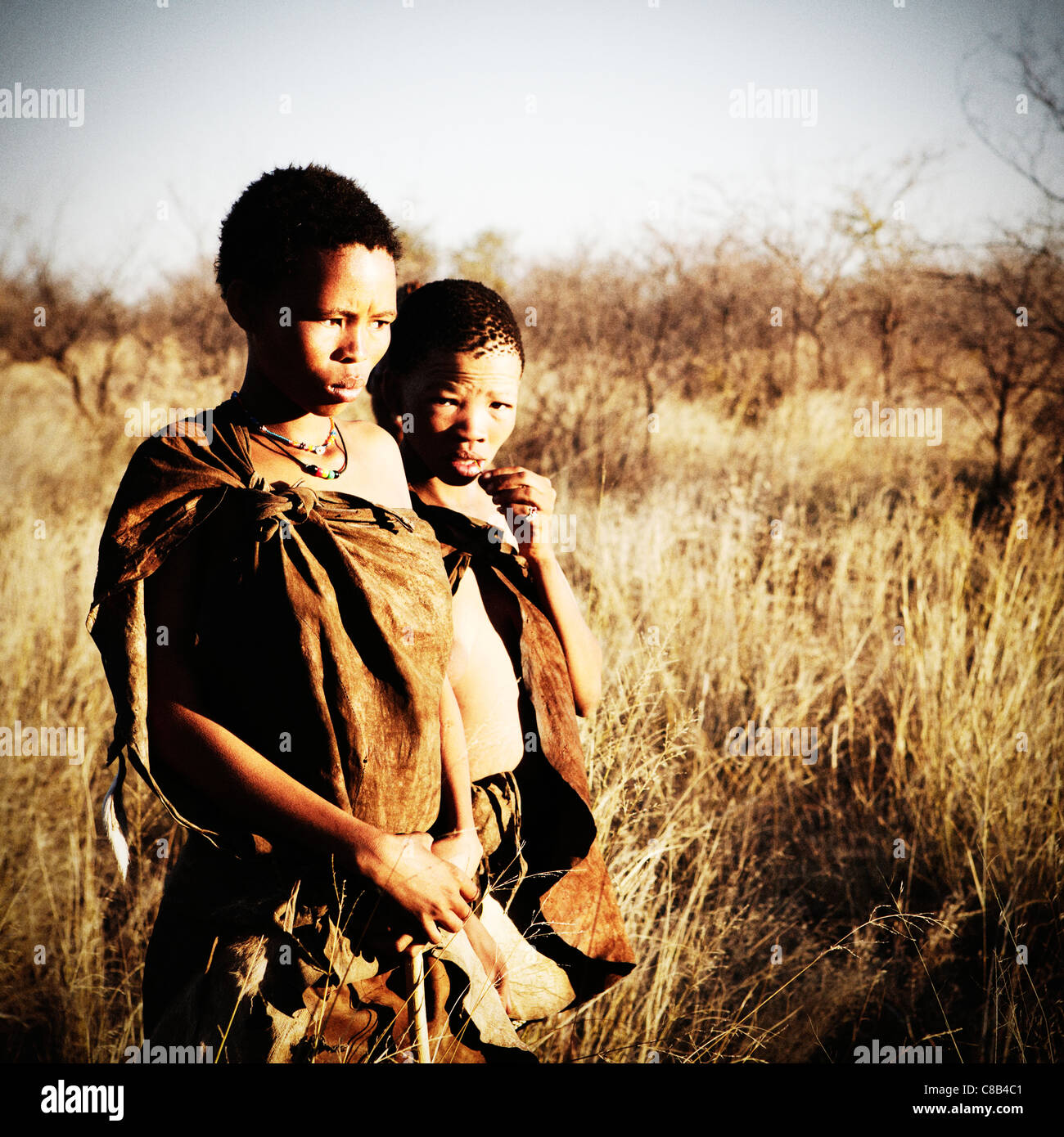 Bushwomen in Botswana, Africa Stock Photo - Alamy