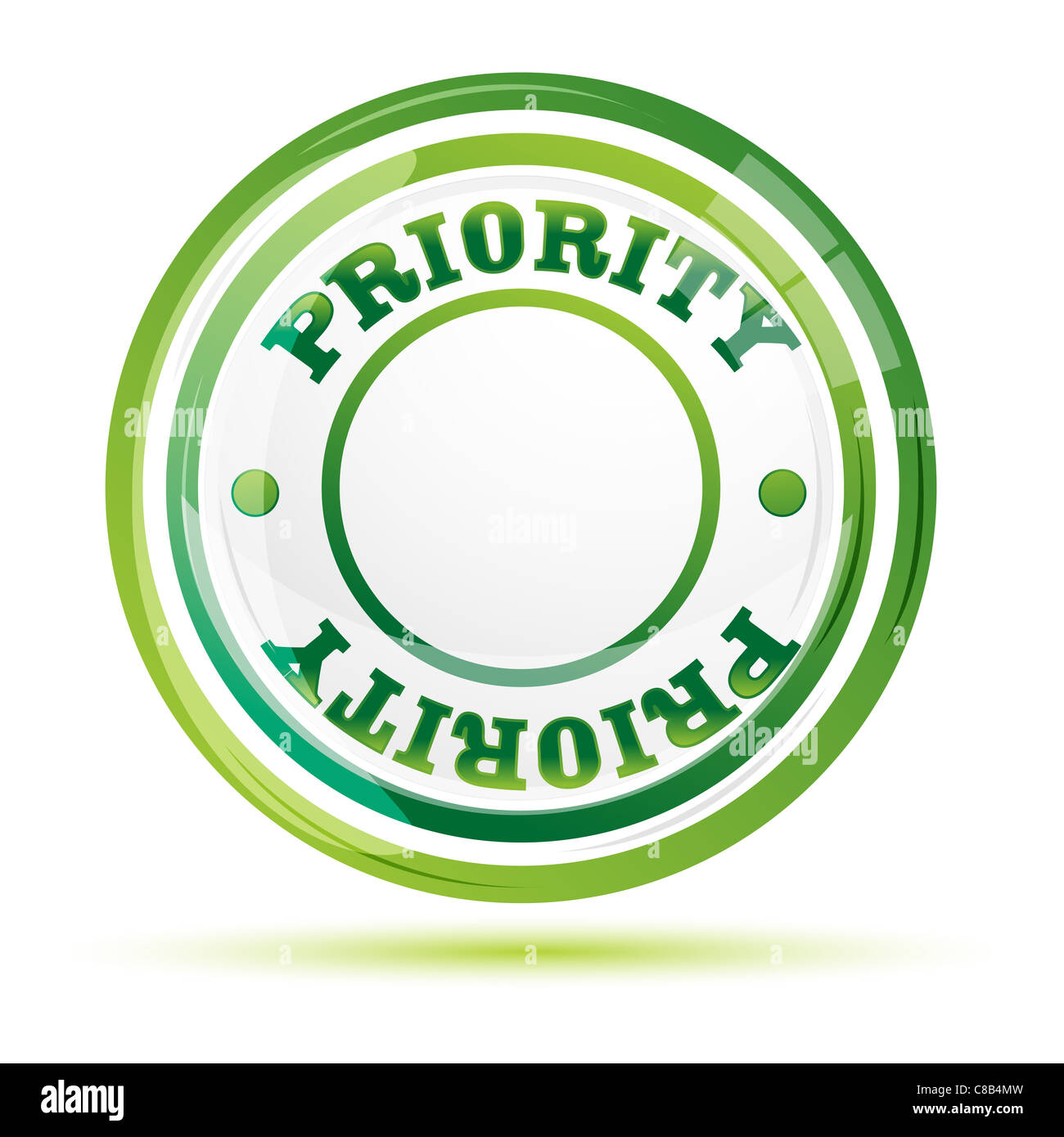 illustration of priority stamp on isolated background Stock Photo - Alamy