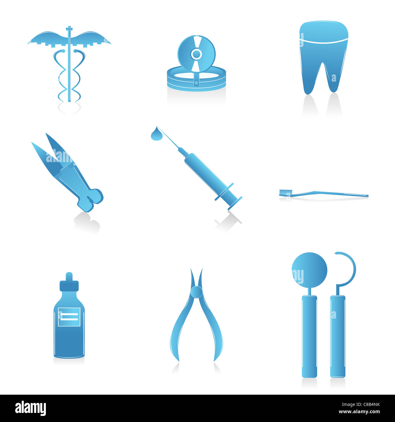 illustration of medical background on white background Stock Photo - Alamy