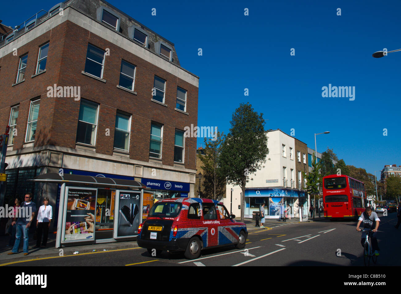 King's Road street Chelsea district London England UK Europe Stock ...