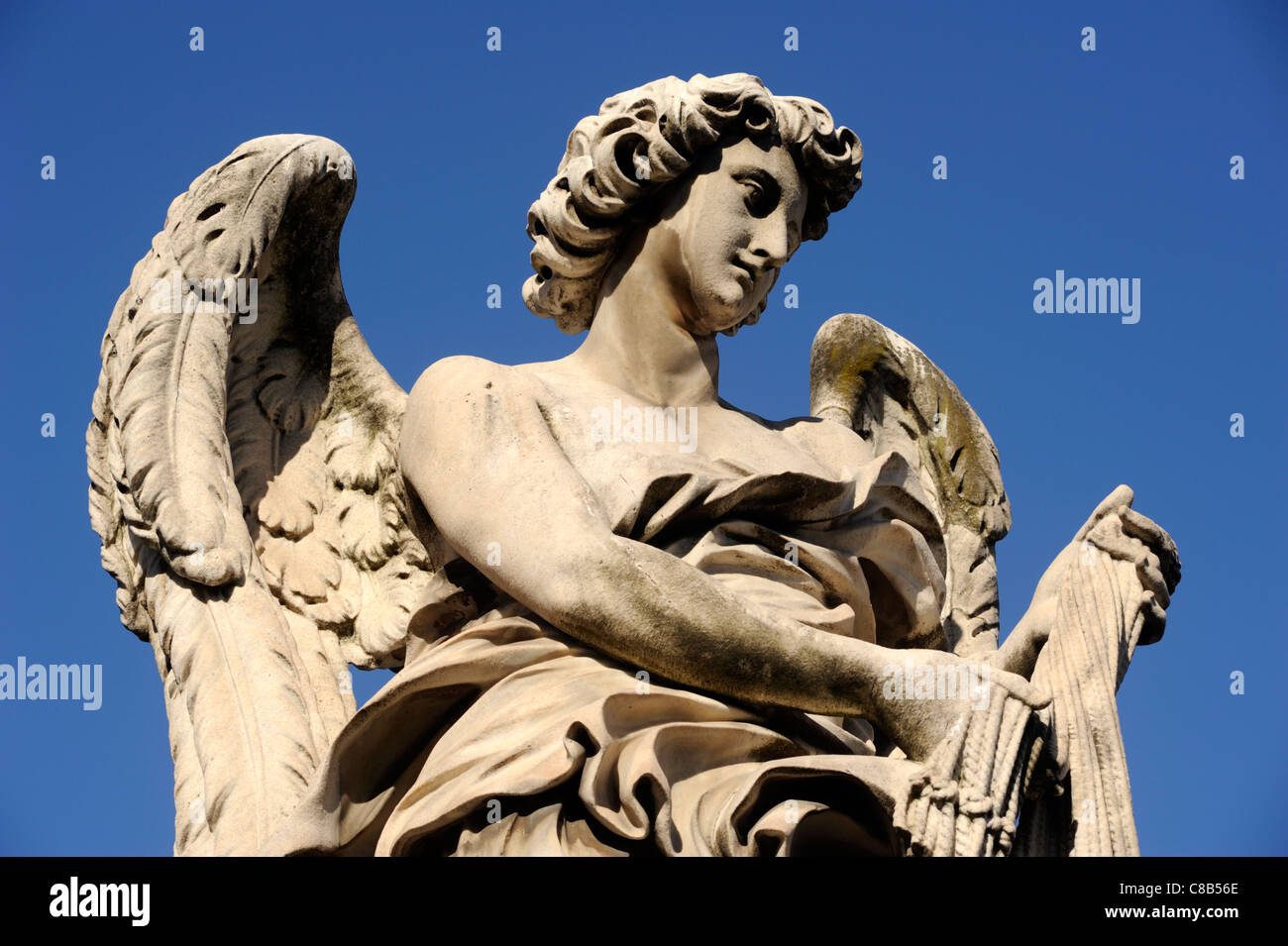 Closeup of angel statue hi-res stock photography and images - Alamy