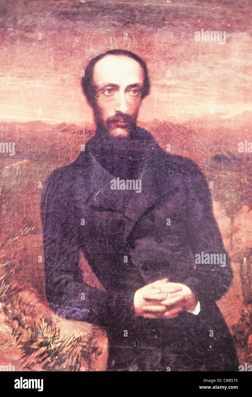 painting of Giuseppe Mazzini Stock Photo - Alamy