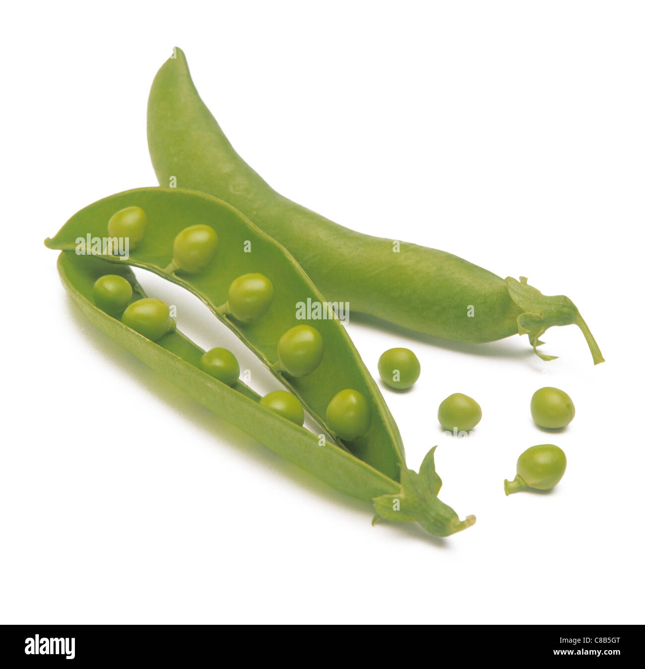 Peas in pod Stock Photo - Alamy
