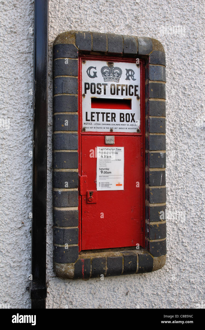 Wall mounted letter box hi-res stock photography and images - Alamy
