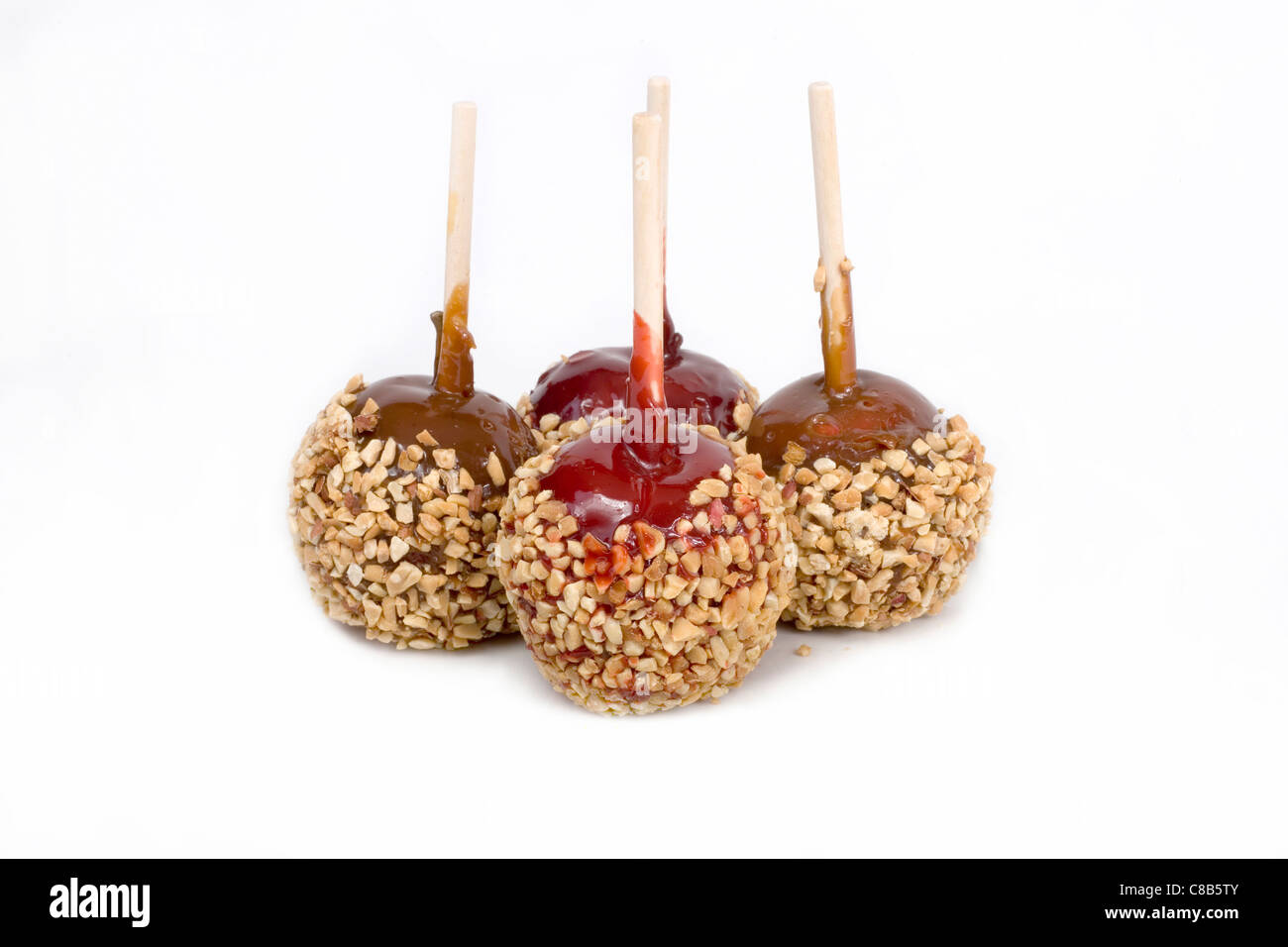 Candy toffee apples hi-res stock photography and images - Alamy