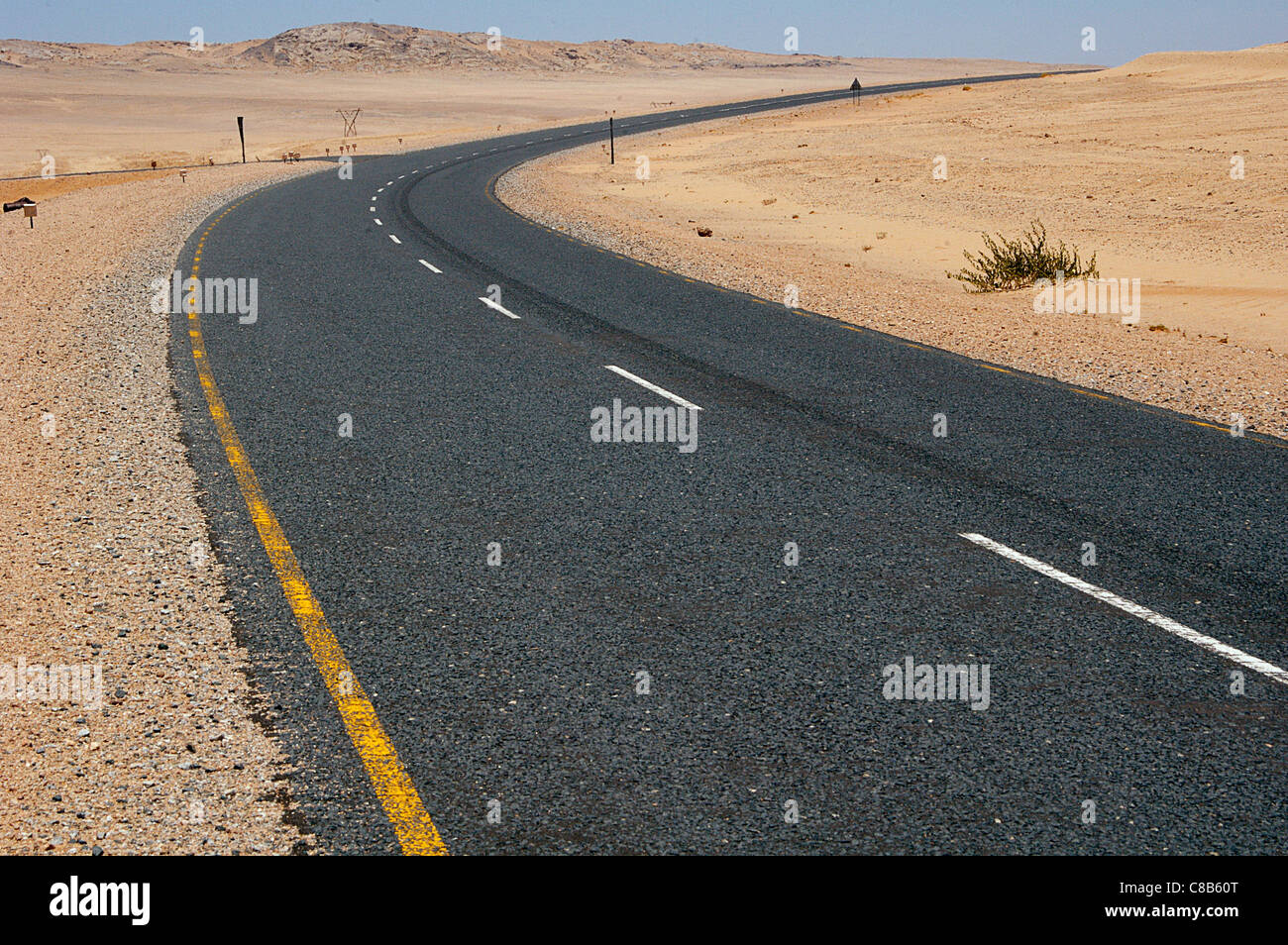 Namibian road hi-res stock photography and images - Alamy