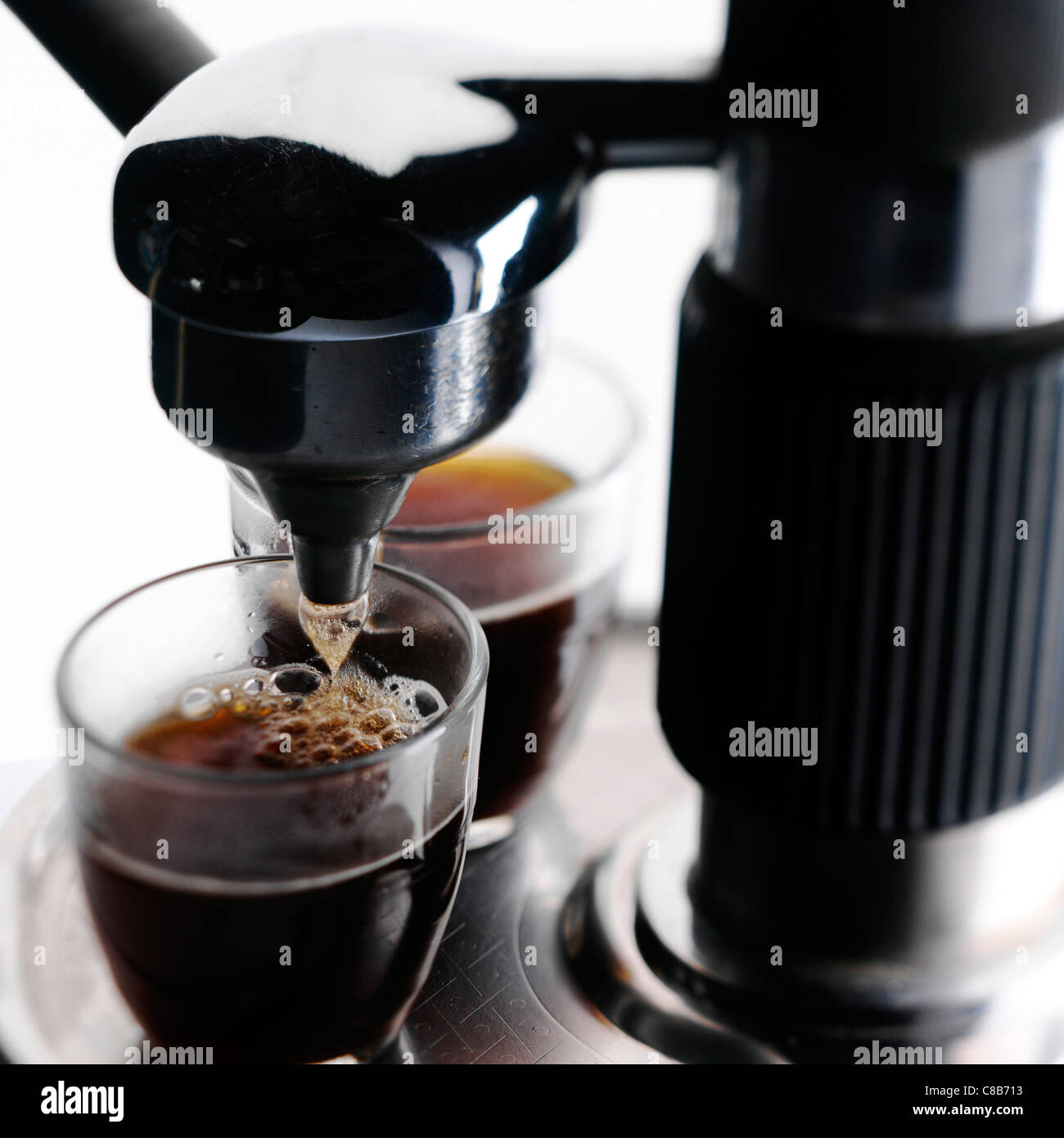 Expresso coffee machine Stock Photo - Alamy