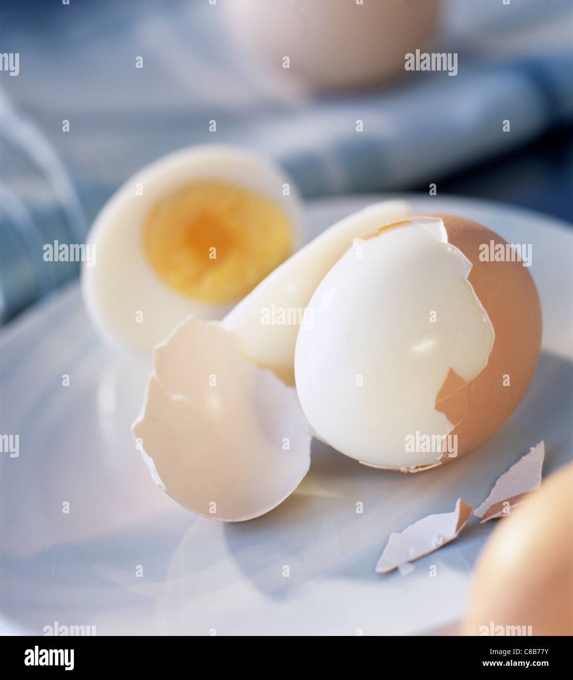 Peel an egg hi-res stock photography and images - Alamy