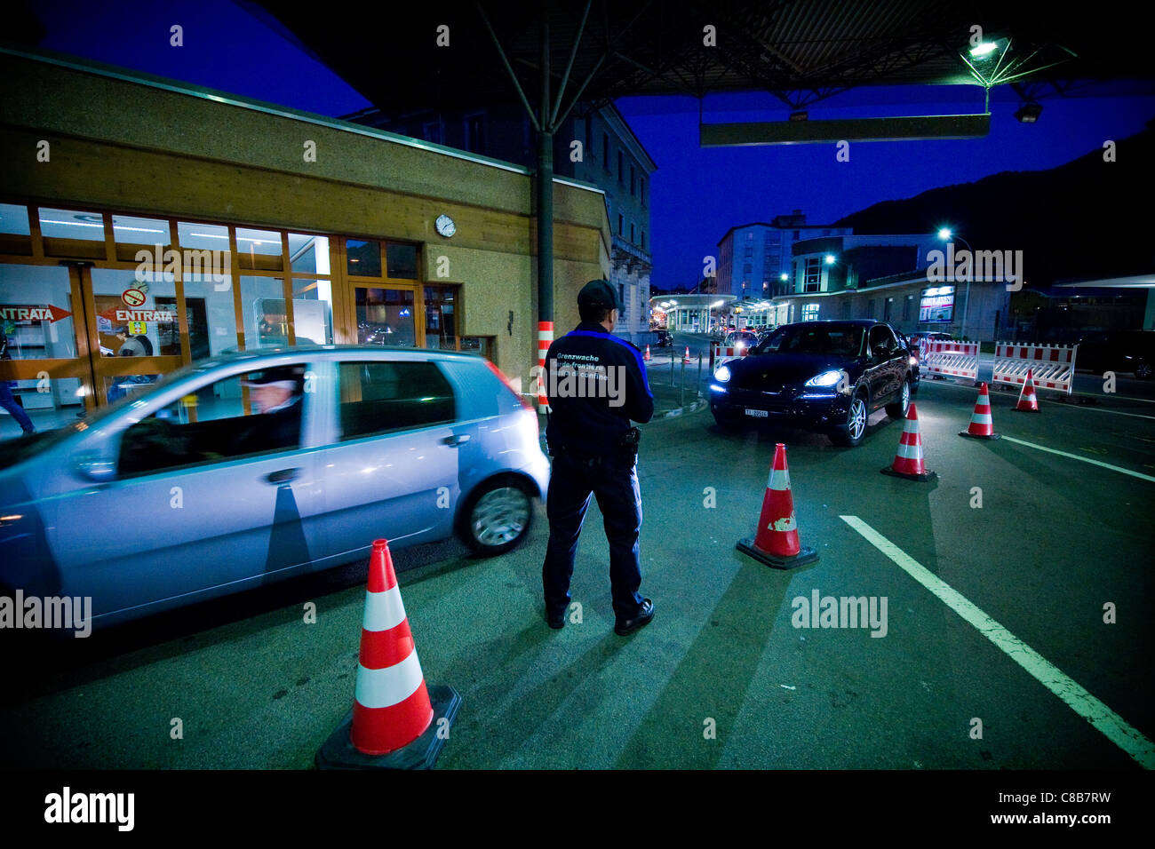 Italian border chiasso custom hi-res stock photography and images - Alamy