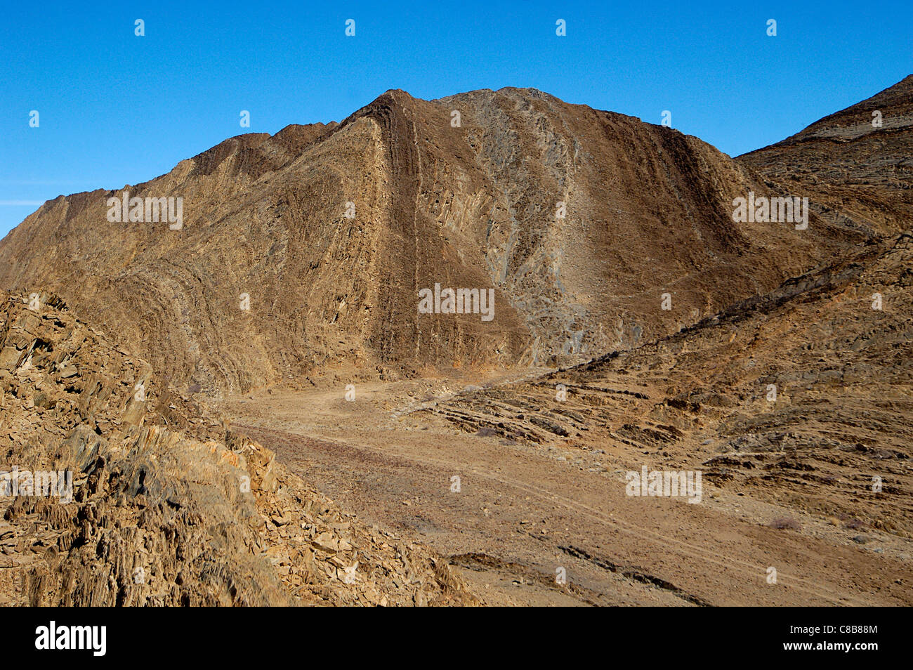 Dirt Track Road through Namibian Hills Stock Photo - Alamy
