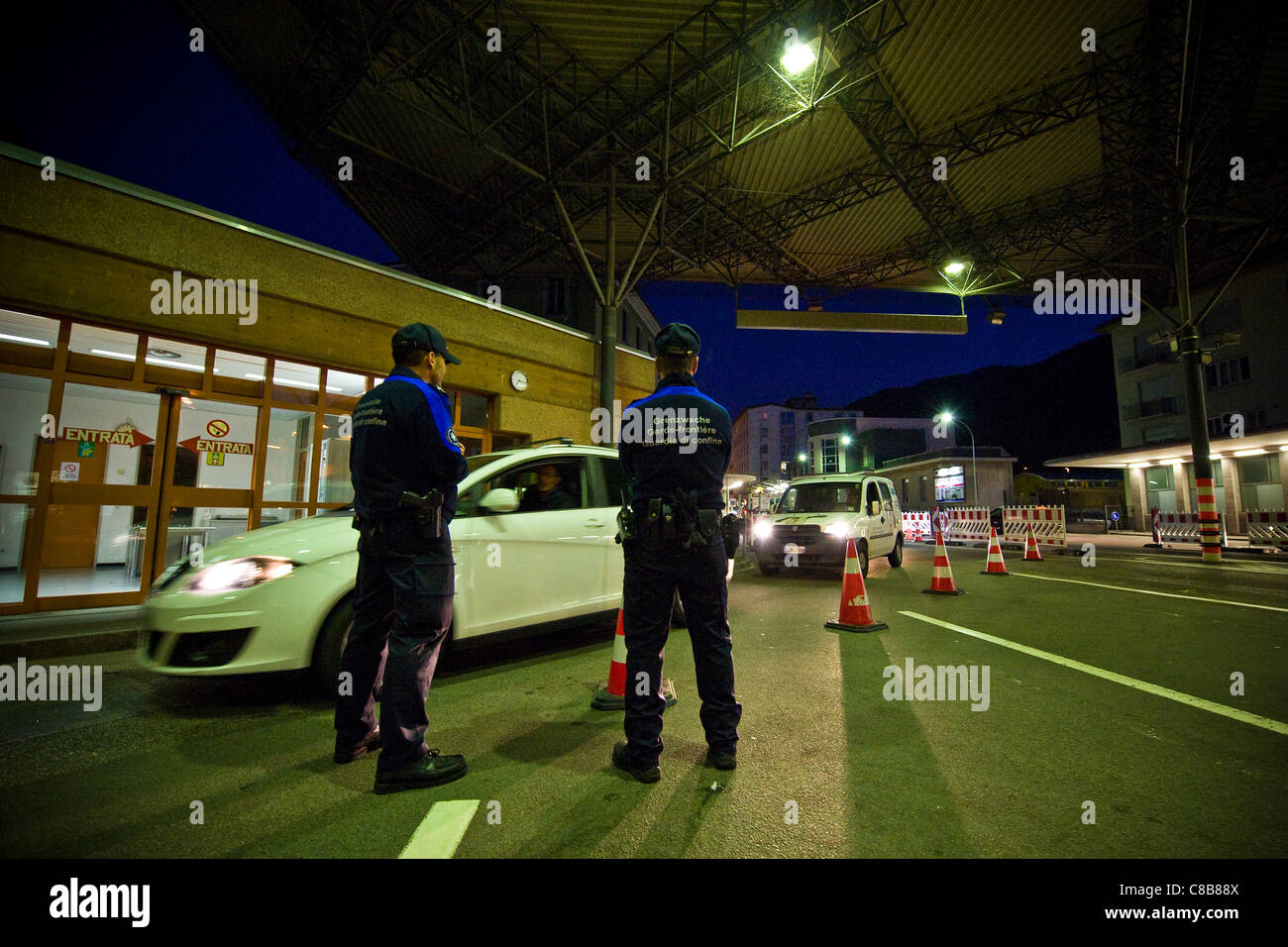 Italian border chiasso custom hi-res stock photography and images - Alamy