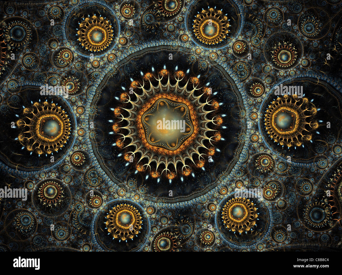 Fractal Created Using A Julian Iteration Stock Photo - Alamy