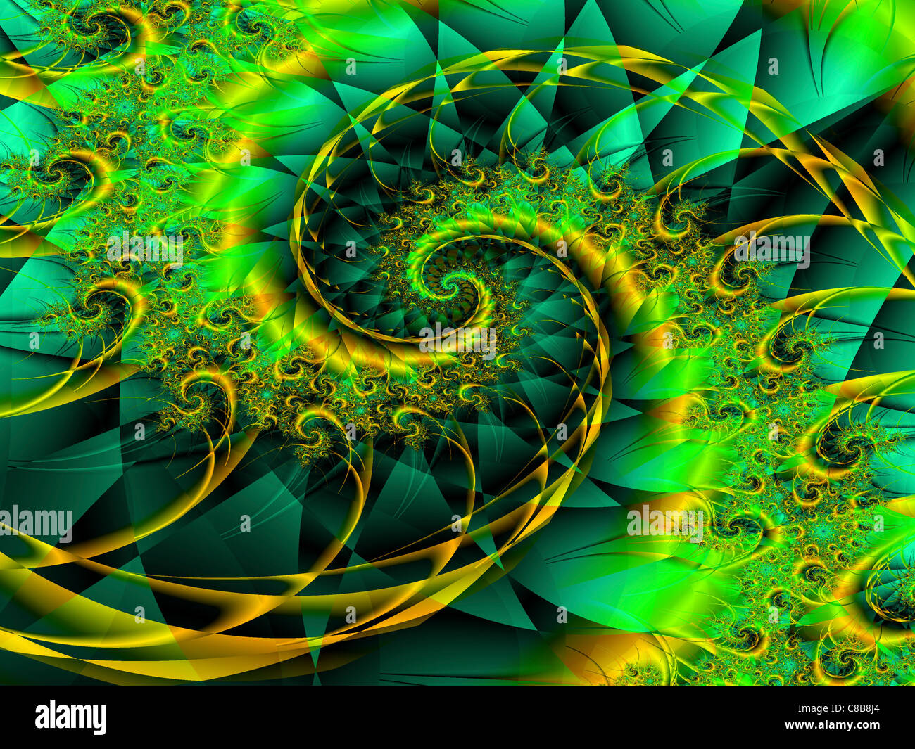 Chaospro generated fractal design hi-res stock photography and images ...