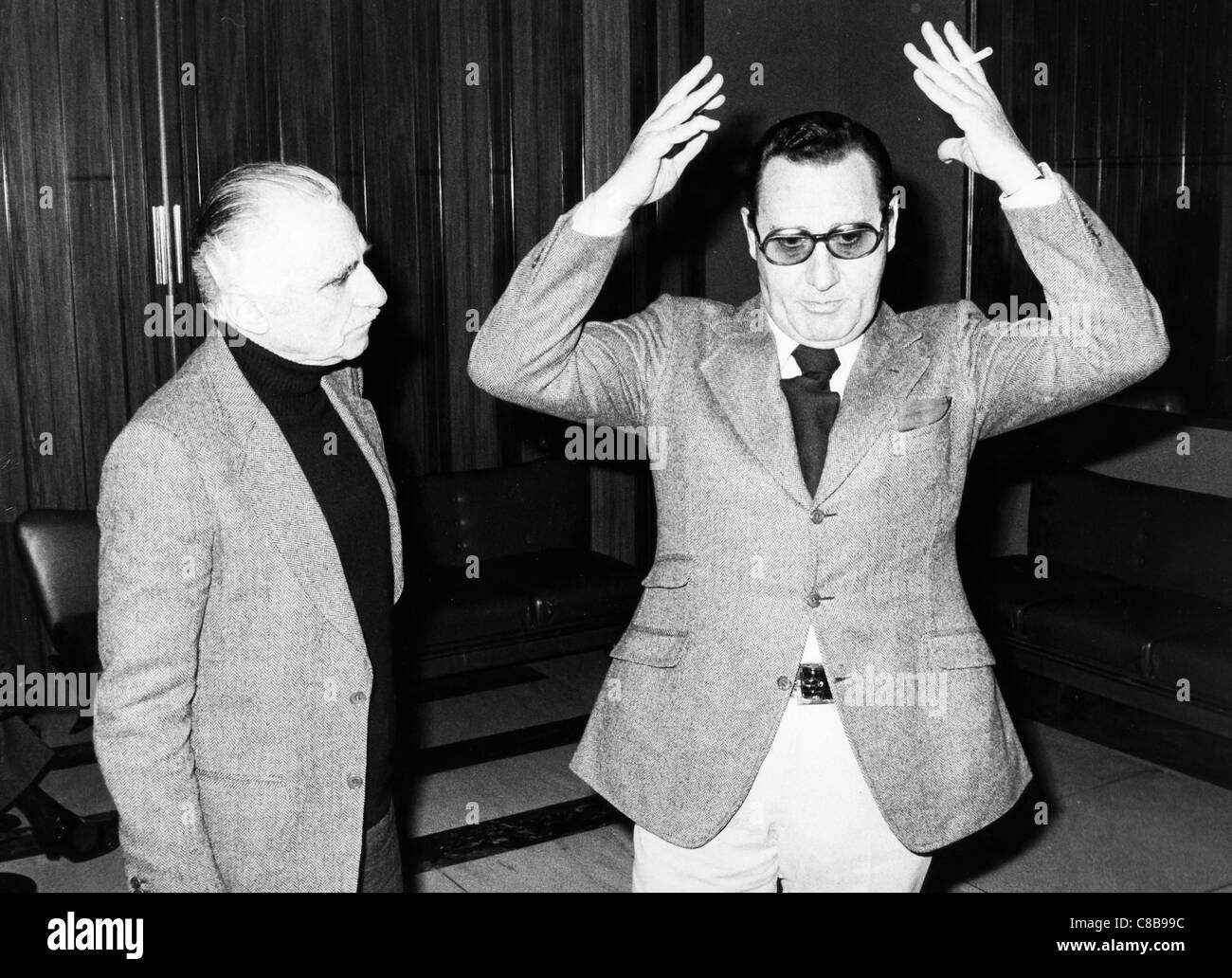 alberto sordi and mario monicelli Stock Photo - Alamy