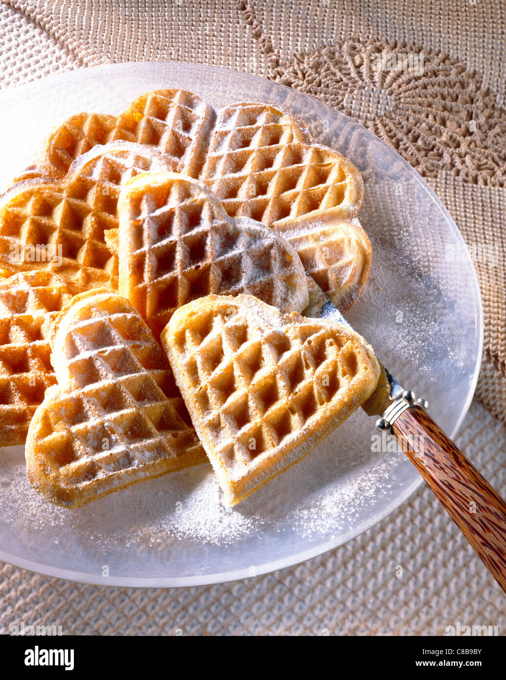 Mini waffles hi-res stock photography and images - Alamy