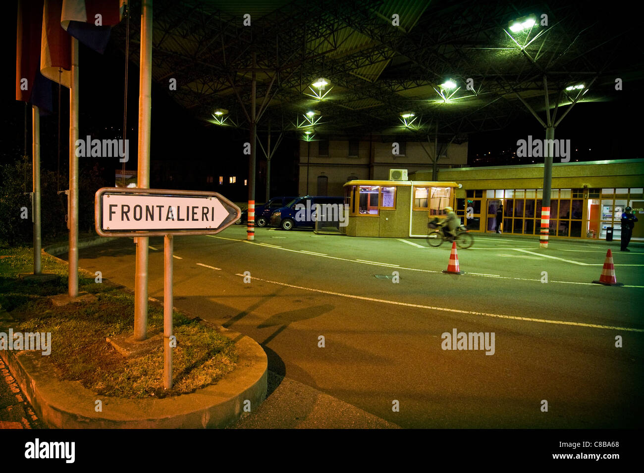 Italian border chiasso custom hi-res stock photography and images - Alamy