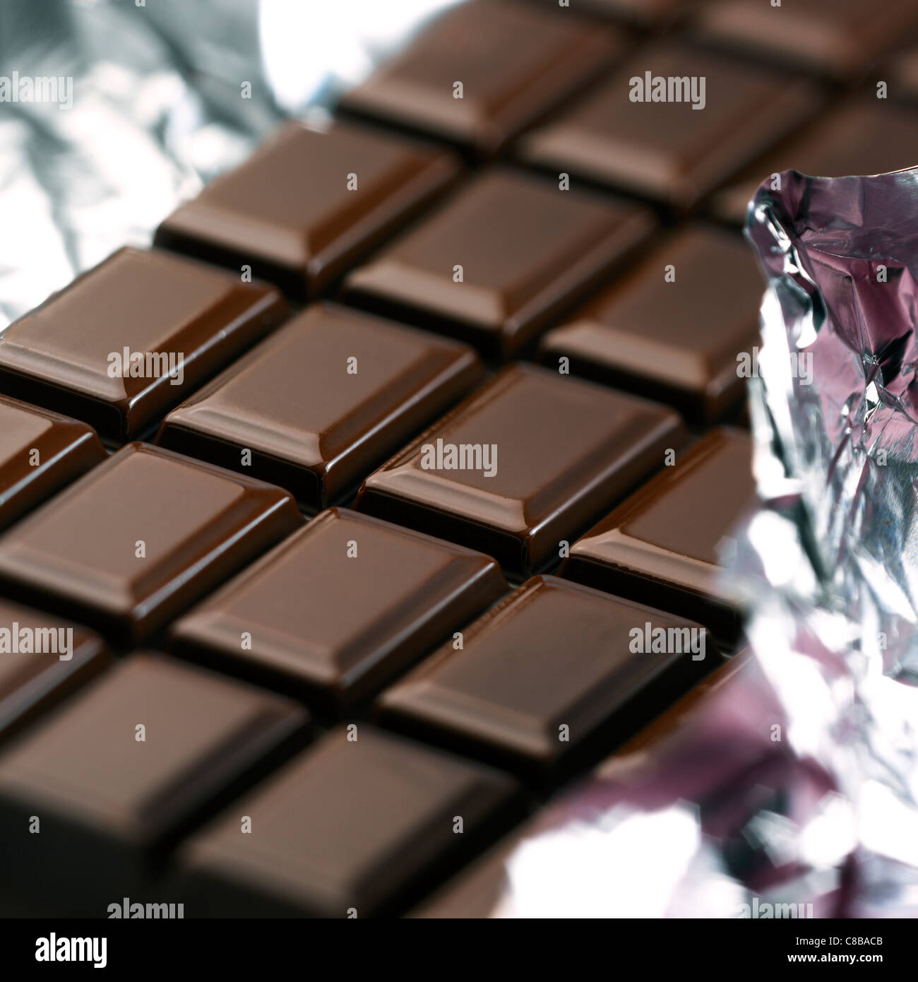 bar of dark chocolate Stock Photo - Alamy