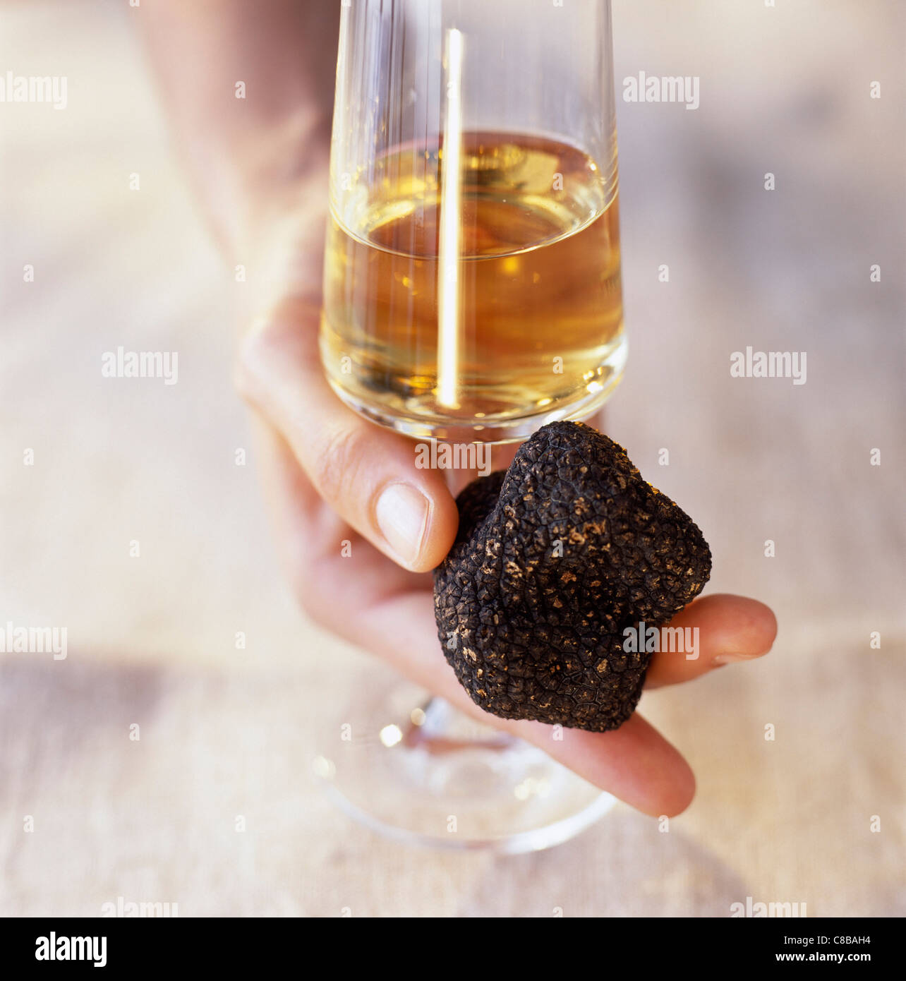 truffle and liqueur wine Stock Photo - Alamy