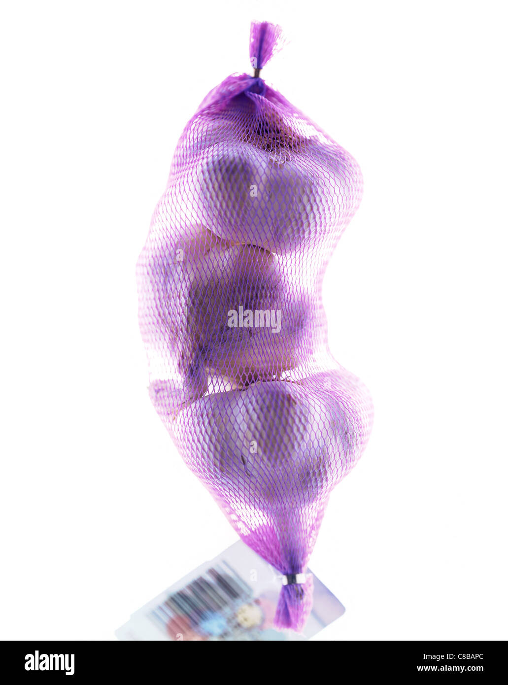 Garlic in net hi-res stock photography and images - Alamy