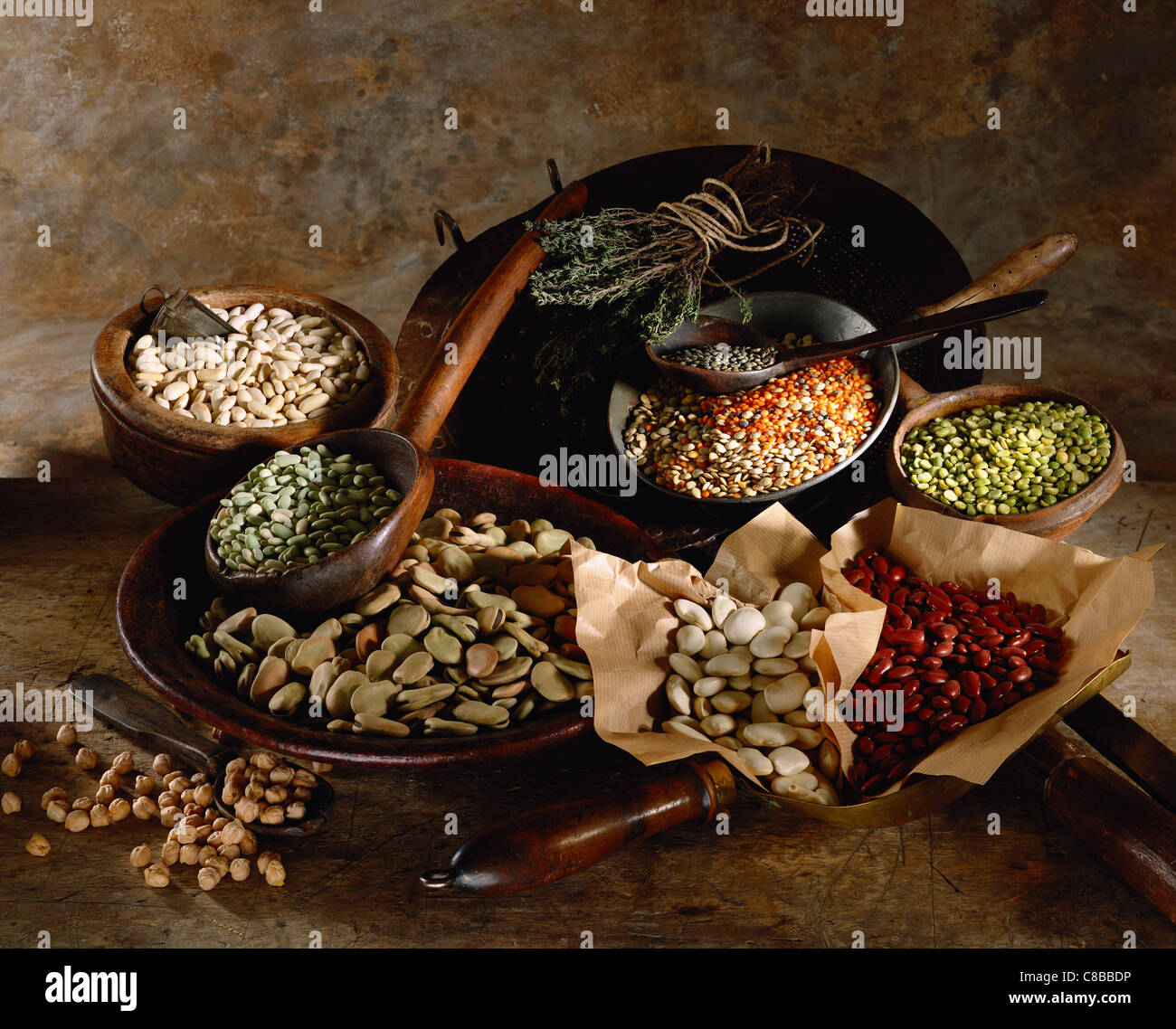 selection of beans Stock Photo - Alamy