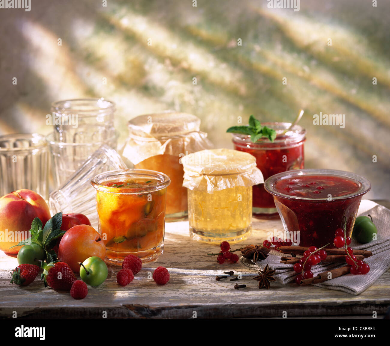 Selection of jams hi-res stock photography and images - Alamy