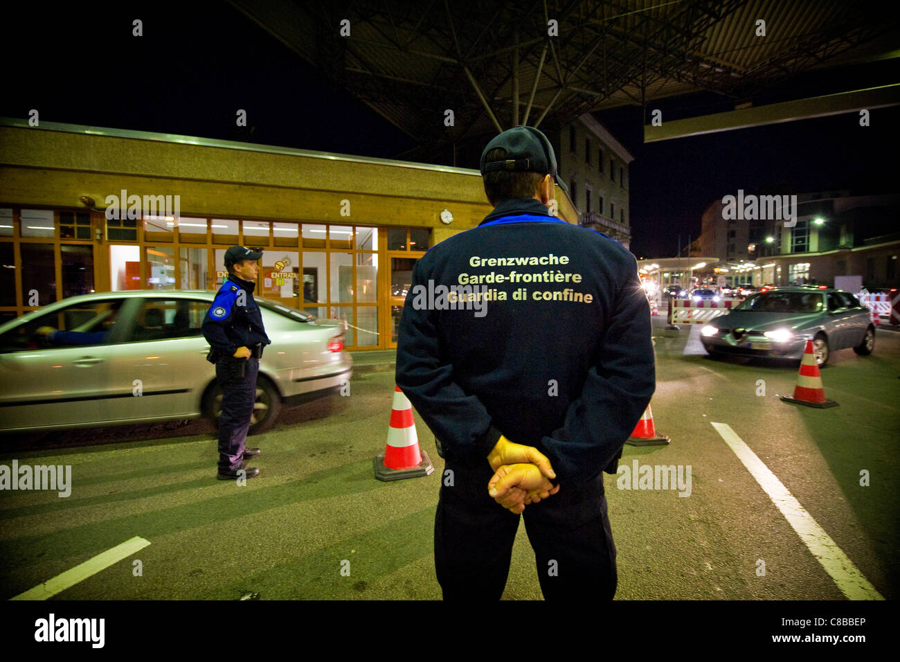 Italian border chiasso custom hi-res stock photography and images - Alamy