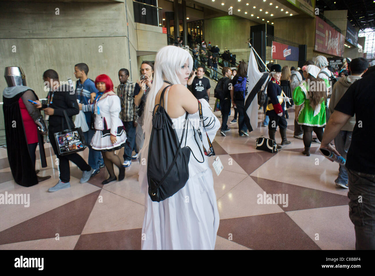 Thousands attend at Comic Con at the Jacob Javits Convention Center in ...