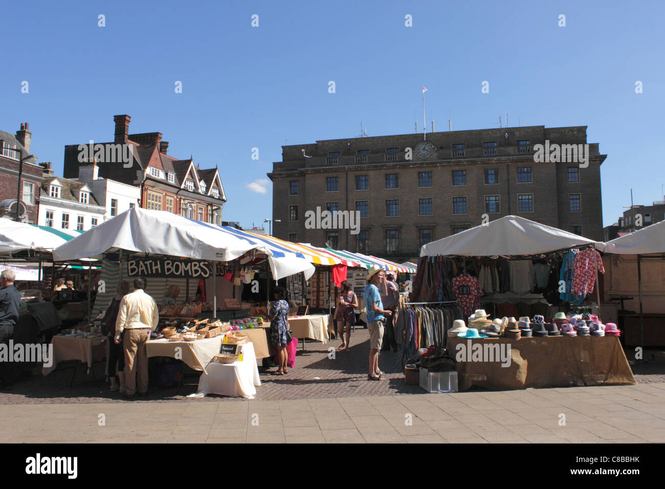 The market square, cambridge hi-res stock photography and images - Alamy